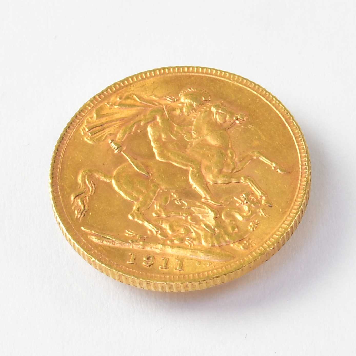 Lot 767 - A George V sovereign, 1911.
