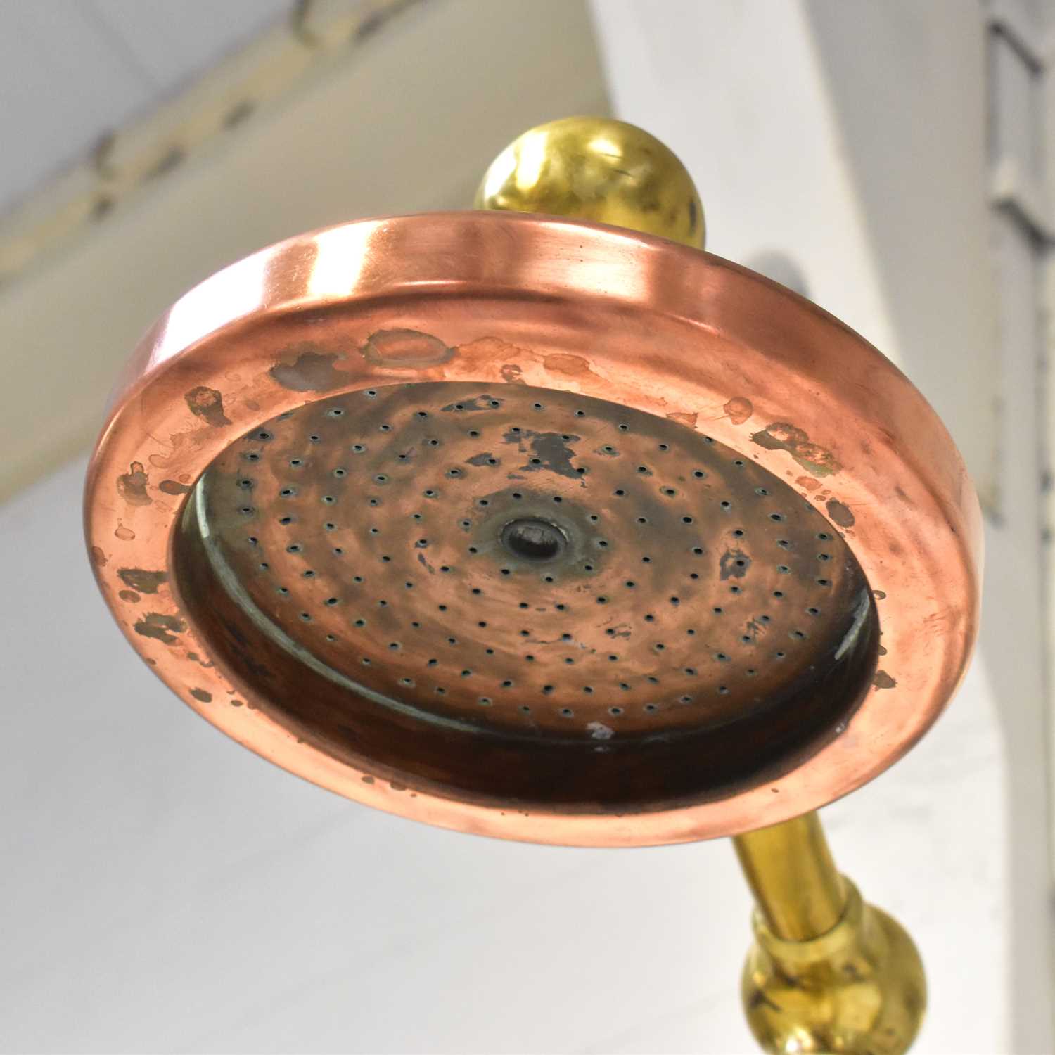 Lot 99 - An early 20th century canopy cast iron roll