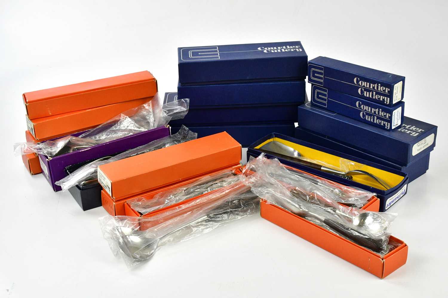 Lot 362 - COURTIER CUTLERY; a canteen of stainless