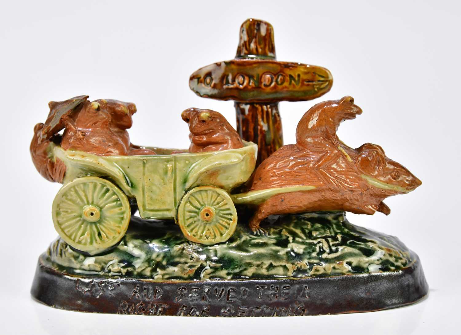 Lot 54 - GEORGE TINWORTH FOR DOULTON LAMBETH; 'Lost