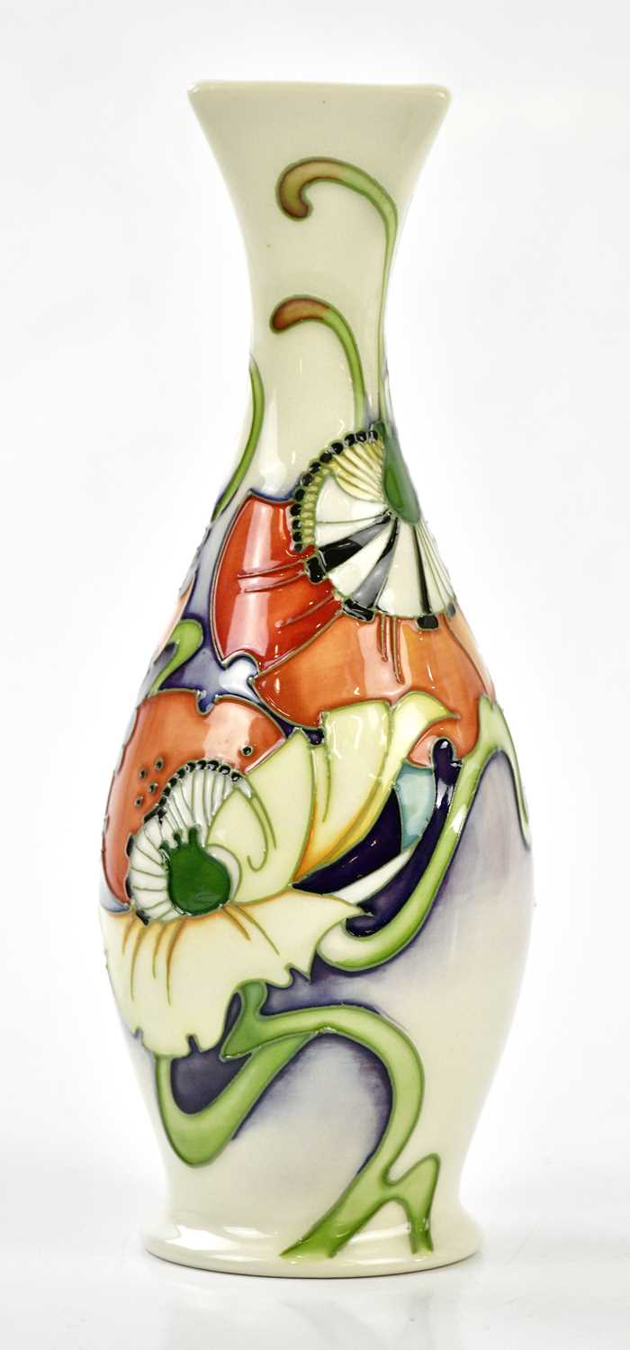 Lot 132 - EMMA BOSSONS FOR MOORCROFT; an ovoid vase