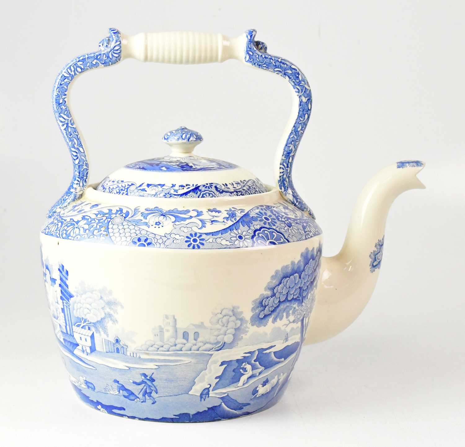 Lot 287 - SPODE; a large blue and white Italian ware