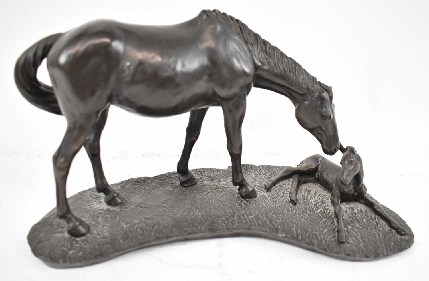 Lot 685 - TOM MACKIE; a modern resin sculpture of a