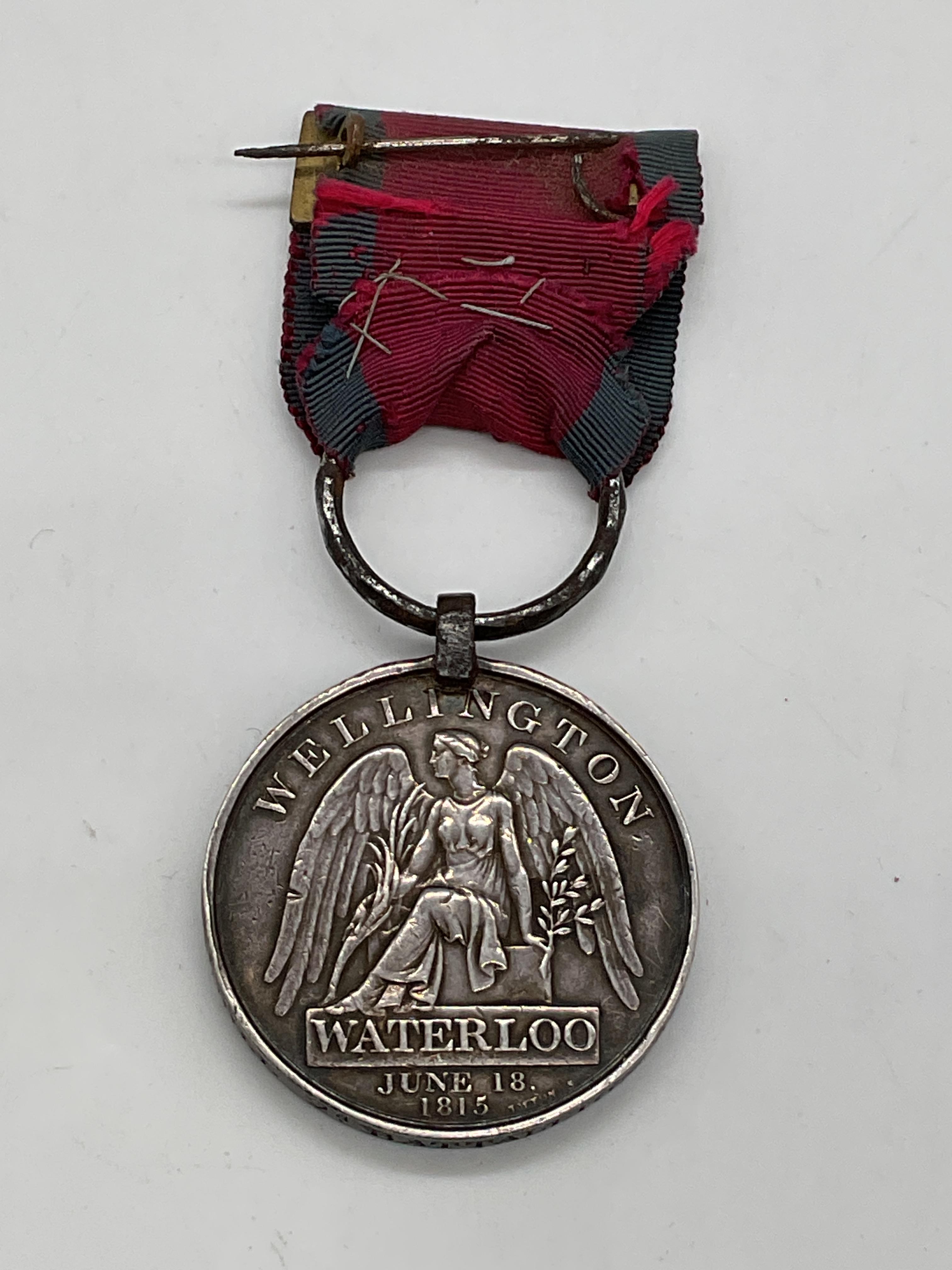 Lot 1 - THE WATERLOO MEDAL; a rare medal, awarded to