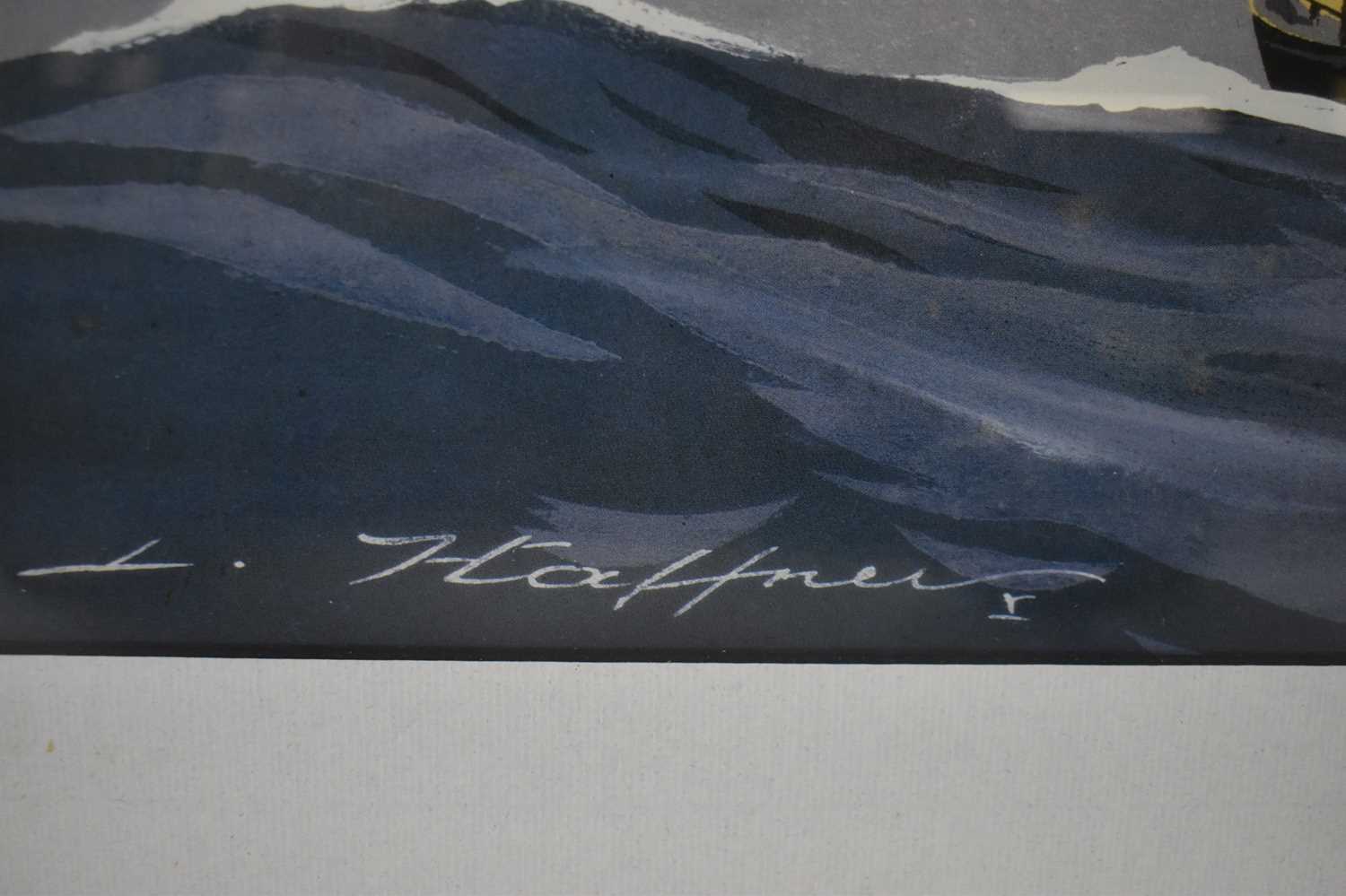 Lot 204 - LEON HAFFNER (French, 1881-1972); gouache,