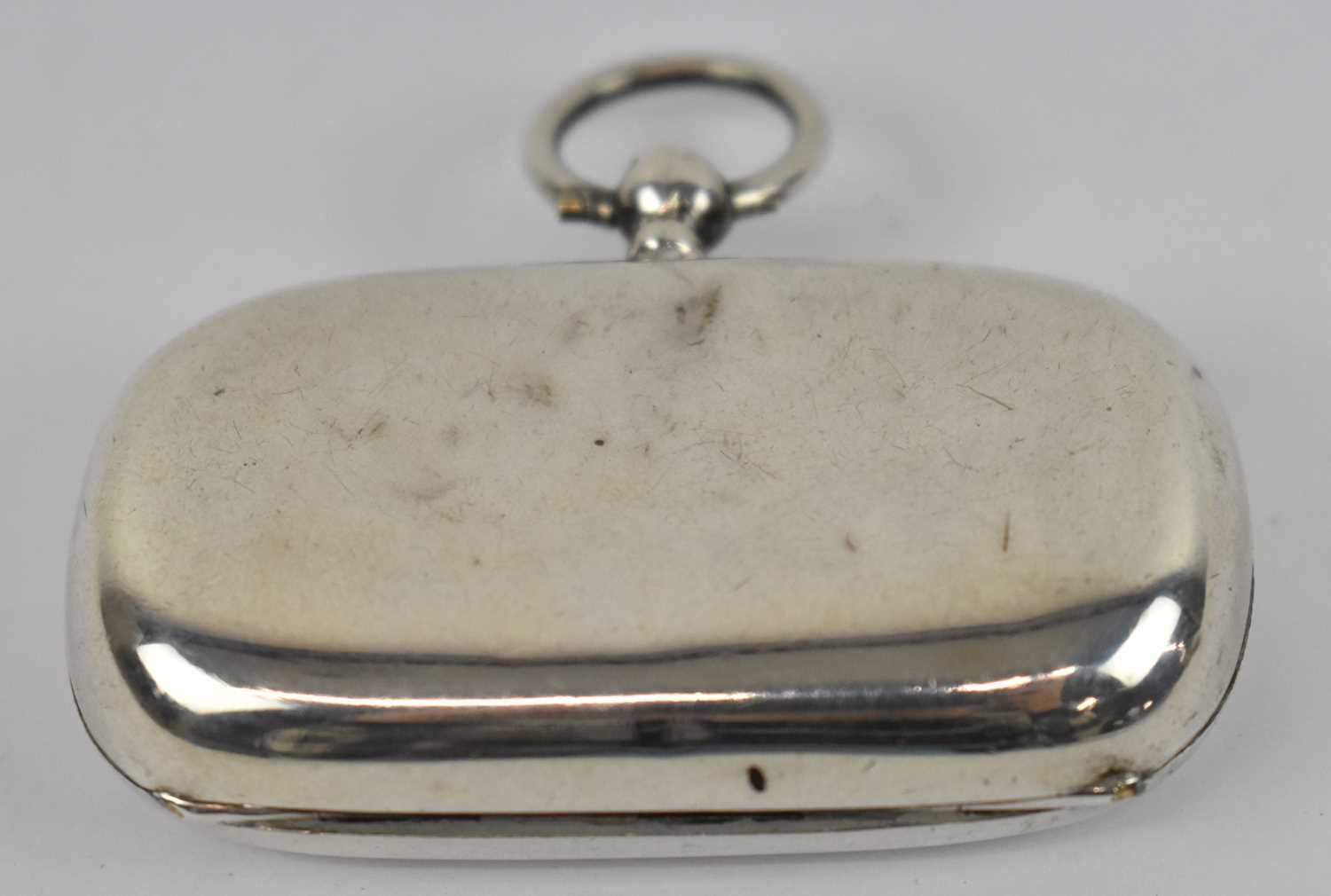 Lot 744 - A George V hallmarked silver sovereign case,