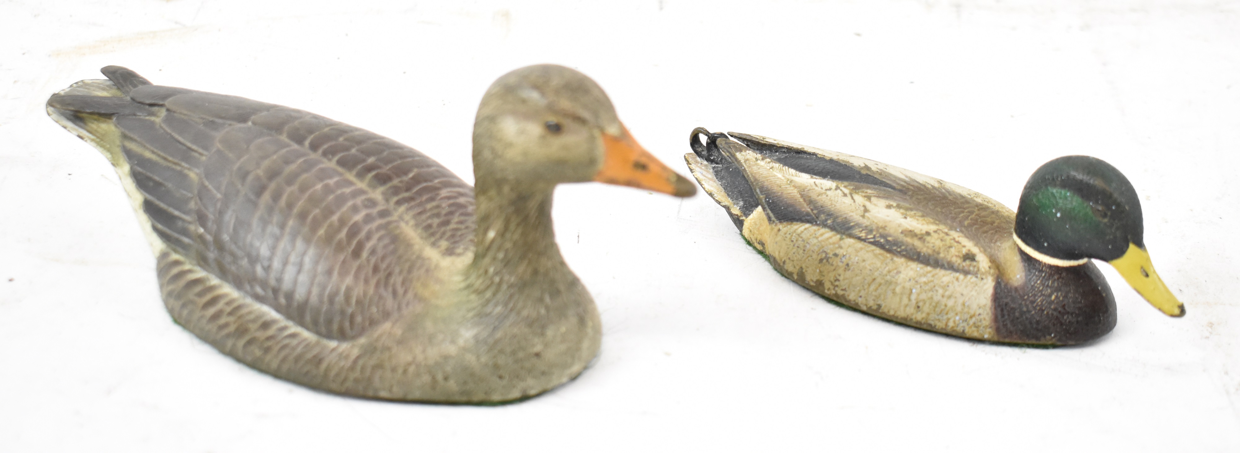 Lot 682 - VAL BENNETT; two cold painted bronze figures,