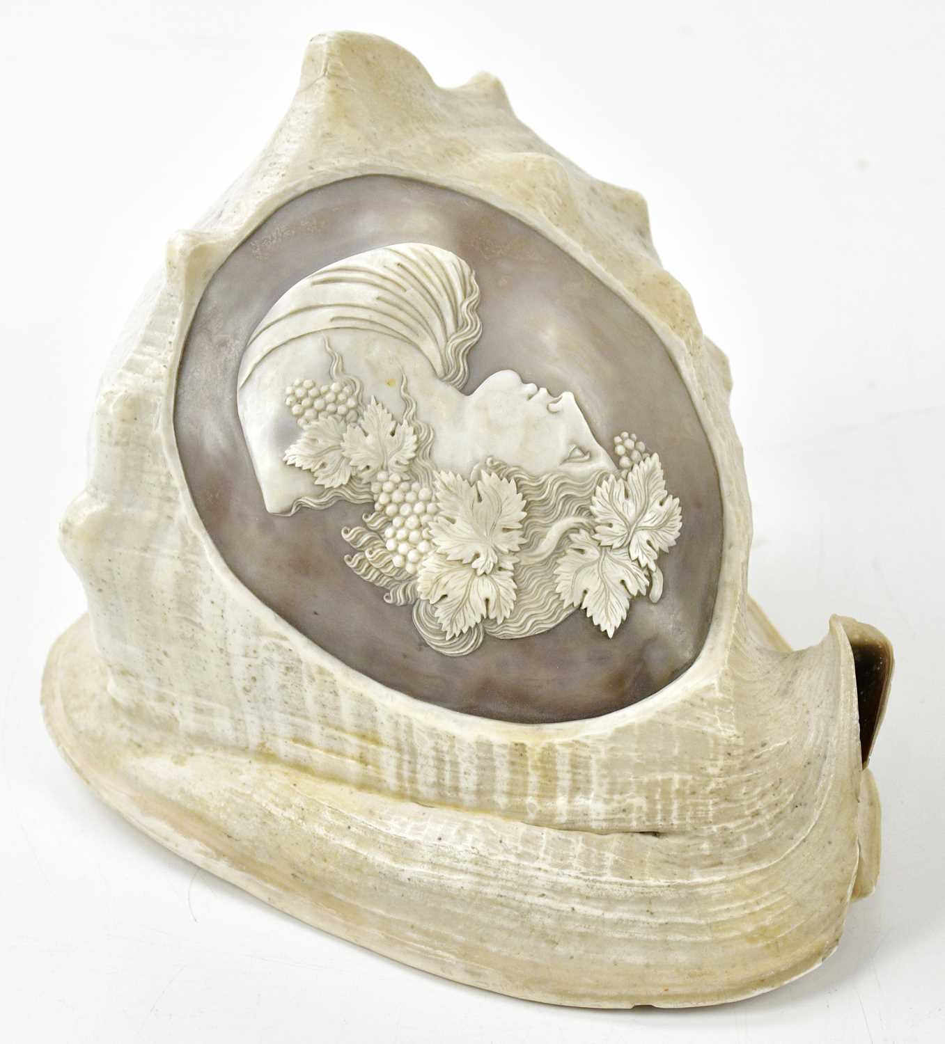 Lot 5072 - ATTRIBUTED TO CANOVA; a cowrie shell,