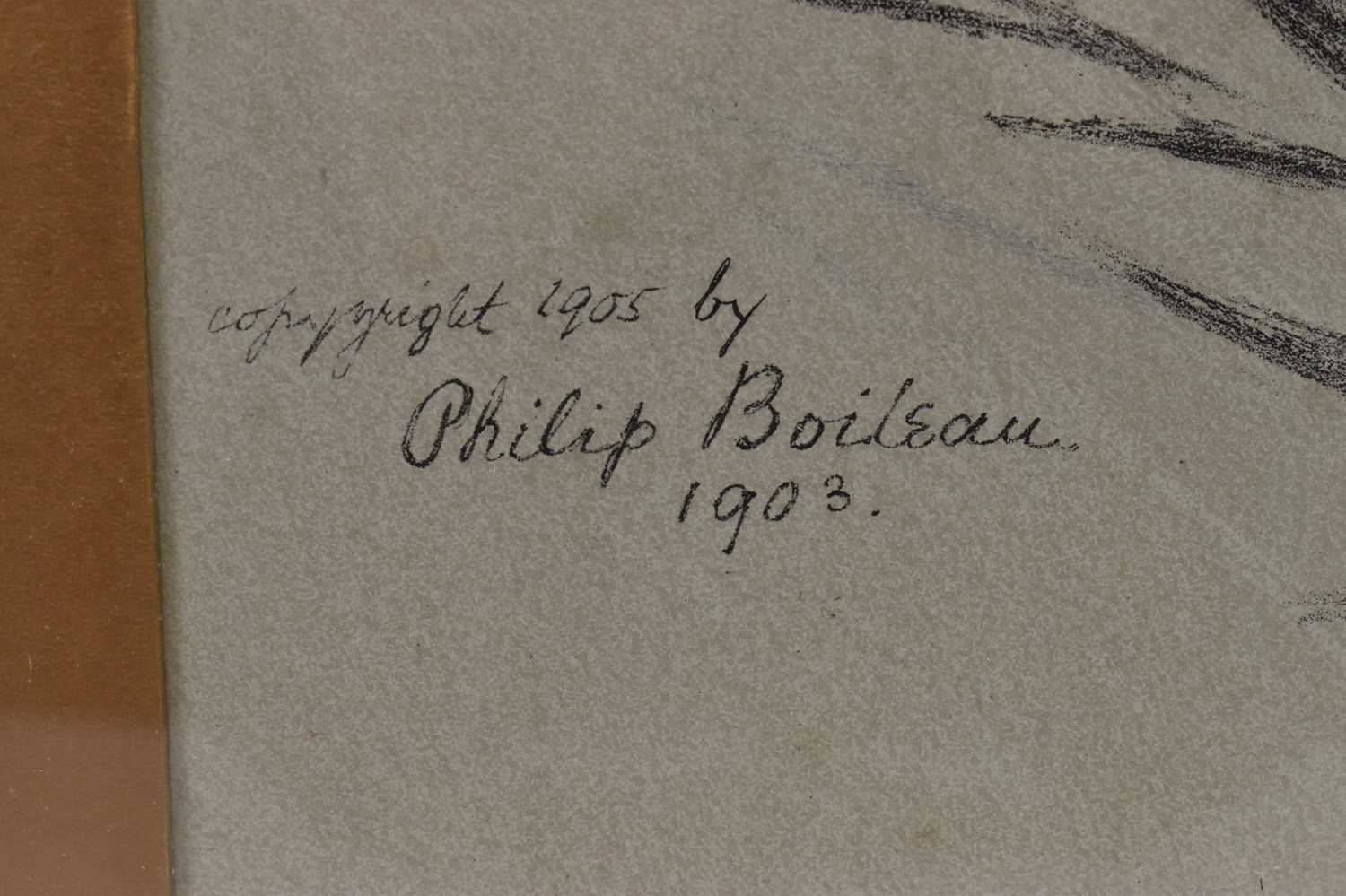 Lot 278 - PHILIP BOILEAU; lithograph, a young lady,