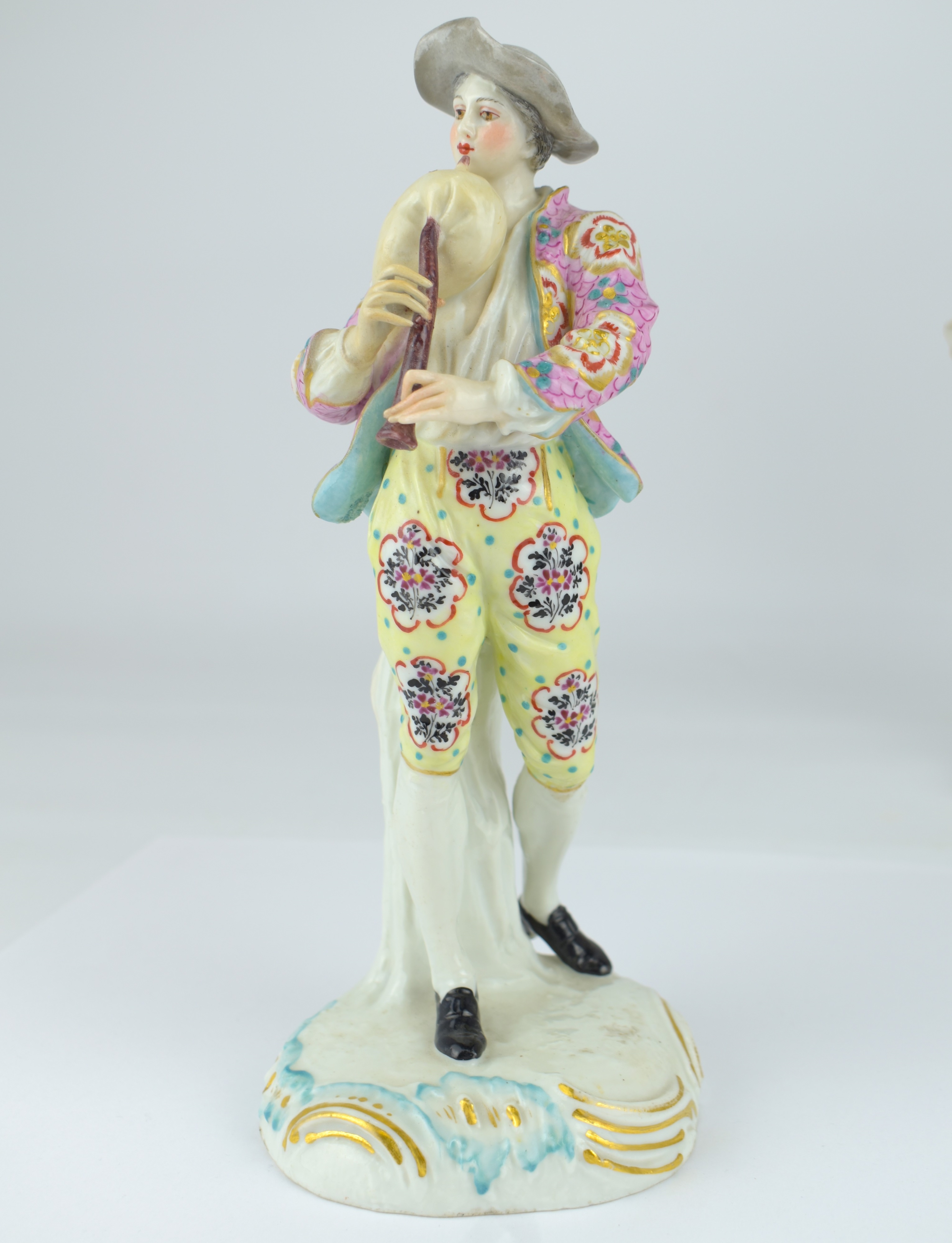Lot 572 - CHELSEA; an 18th century porcelain figure