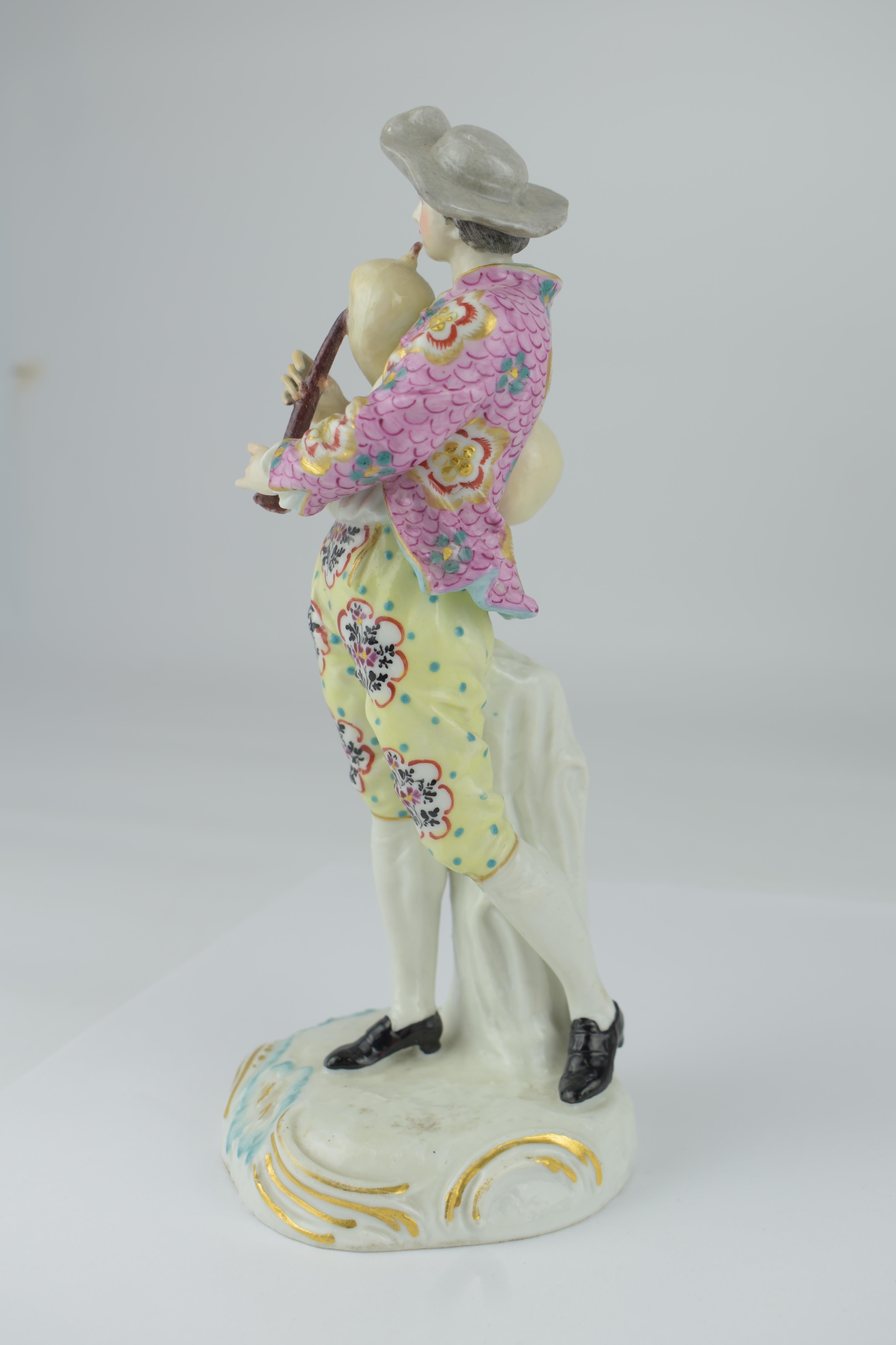 Lot 572 - CHELSEA; an 18th century porcelain figure