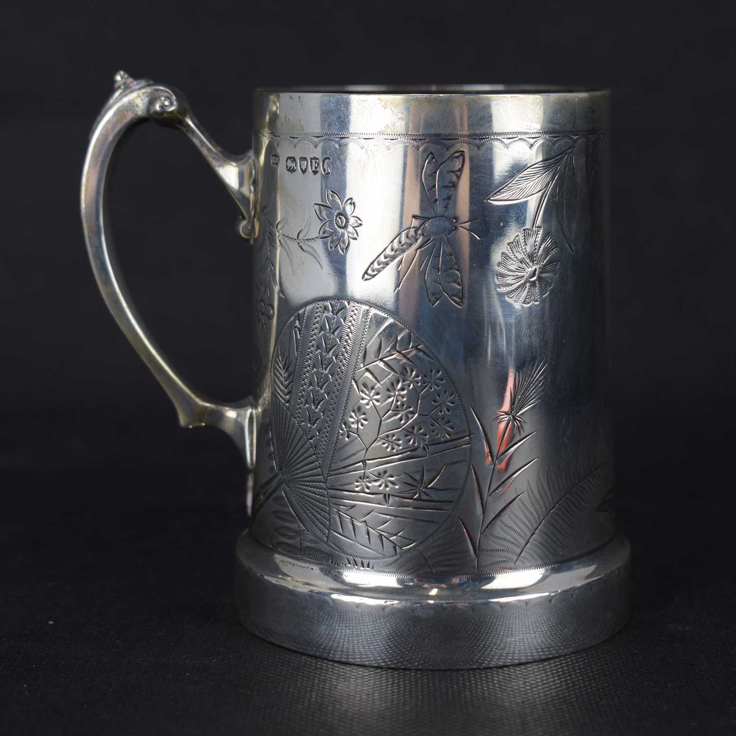 Lot 897 - CHARLES EDWARDS; a Victorian hallmarked