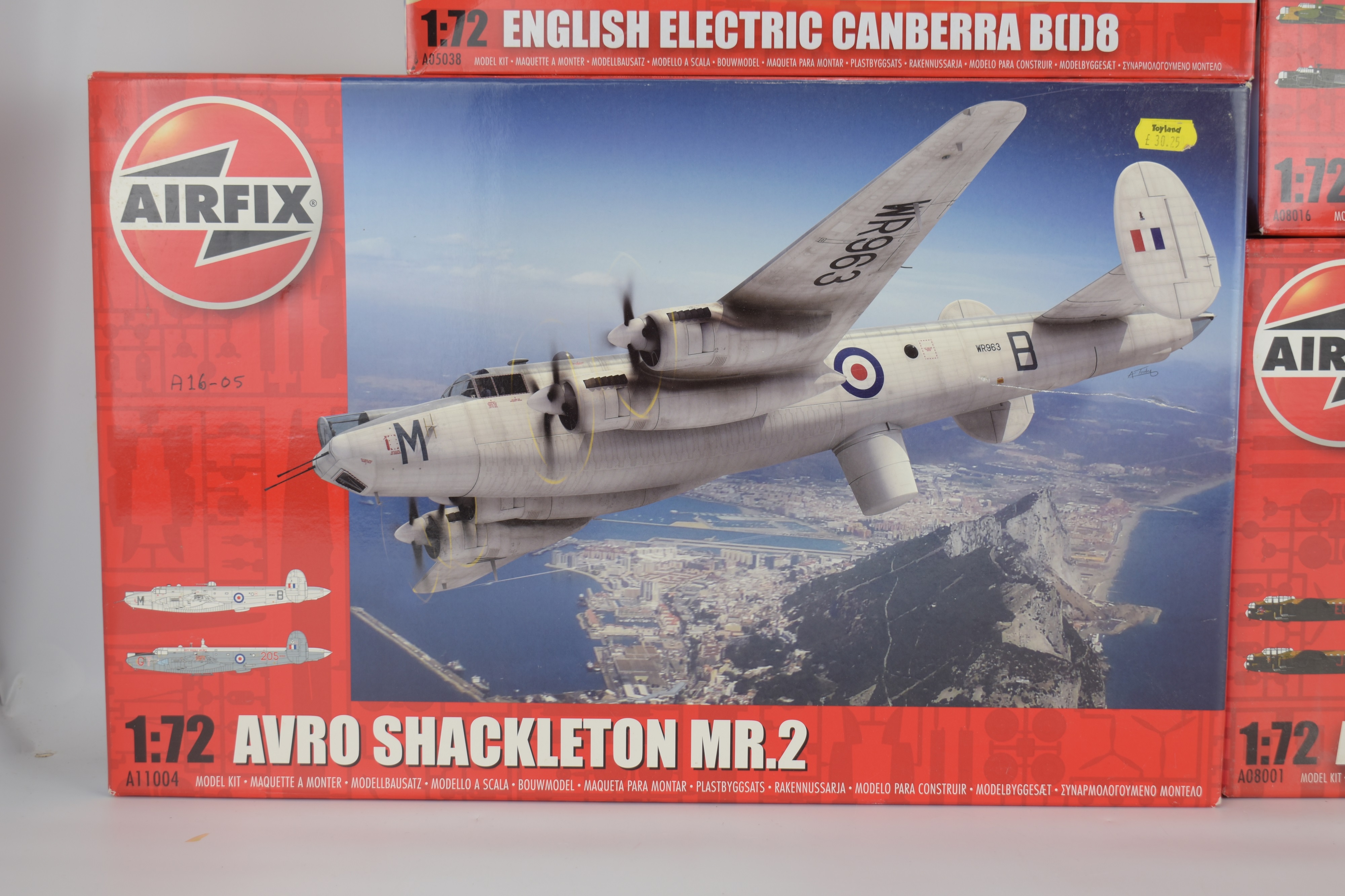 Lot 246 - AIRFIX; four 1:72 scale plane model kits,