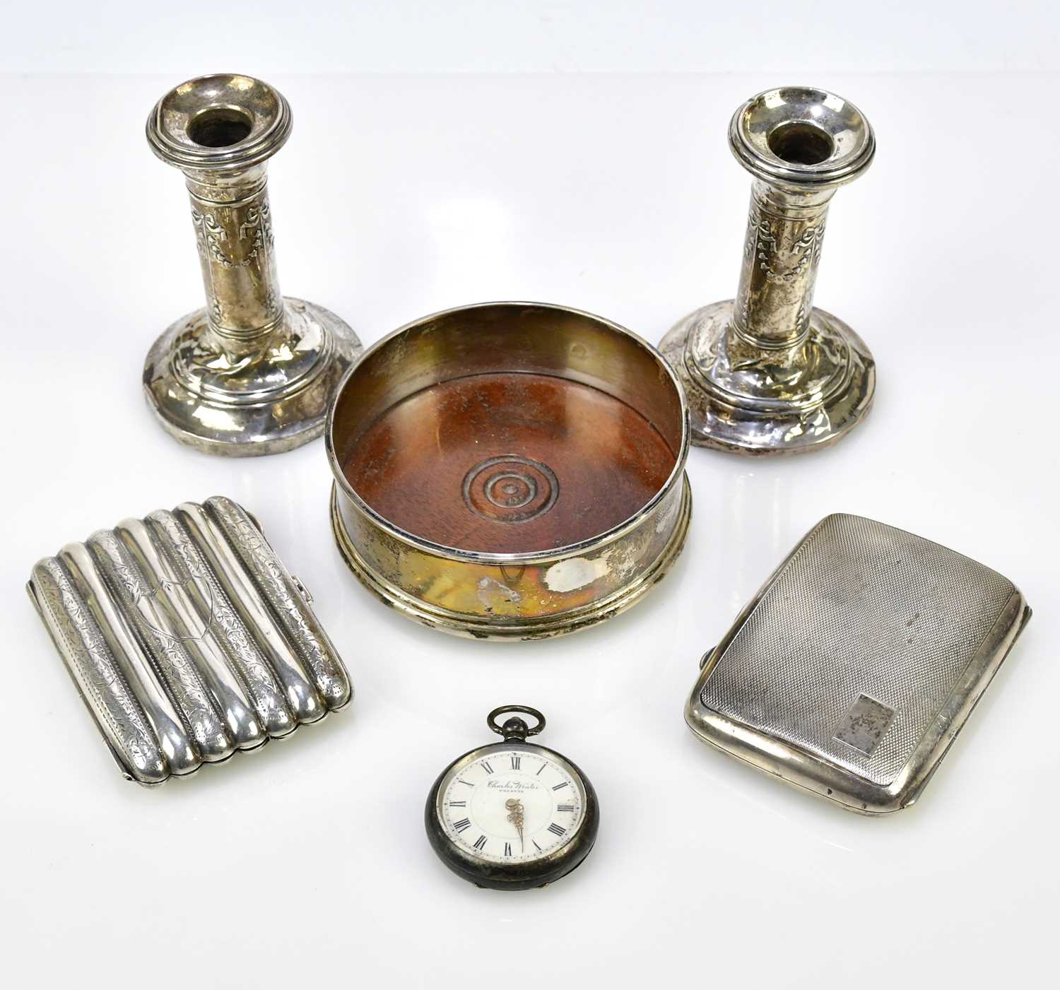 Lot 2220 - A George V hallmarked silver sectional