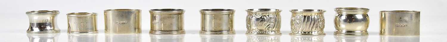 Lot 2316 - Two pairs of Sheffield hallmarked silver