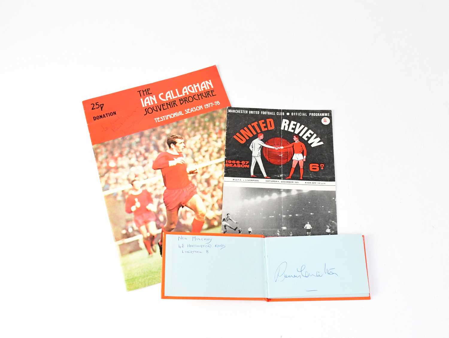 Lot 772 - LIVERPOOL FC; an autograph album containing