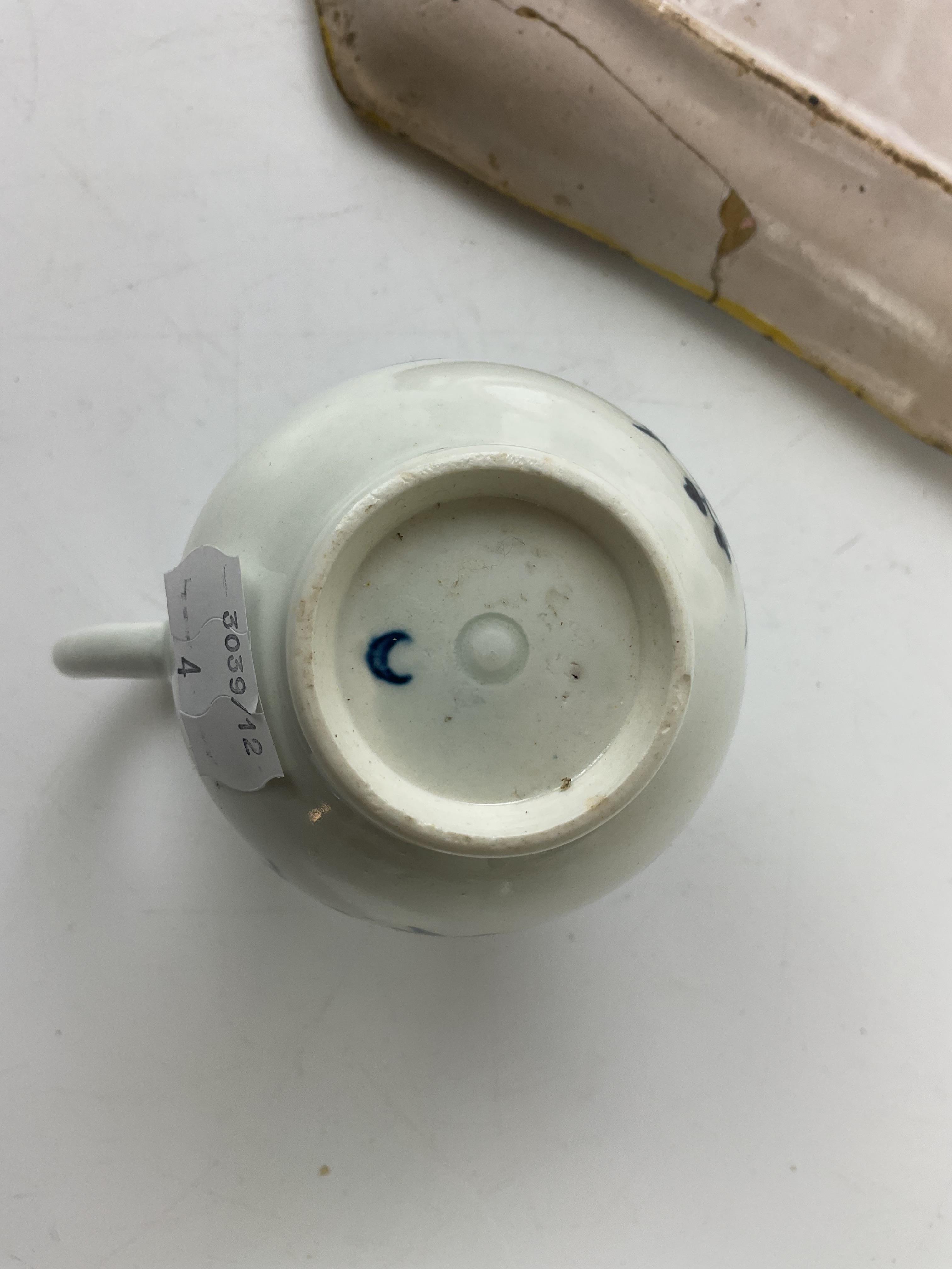 Lot 5455 - DR WALL; an 18th century Worcester blue and