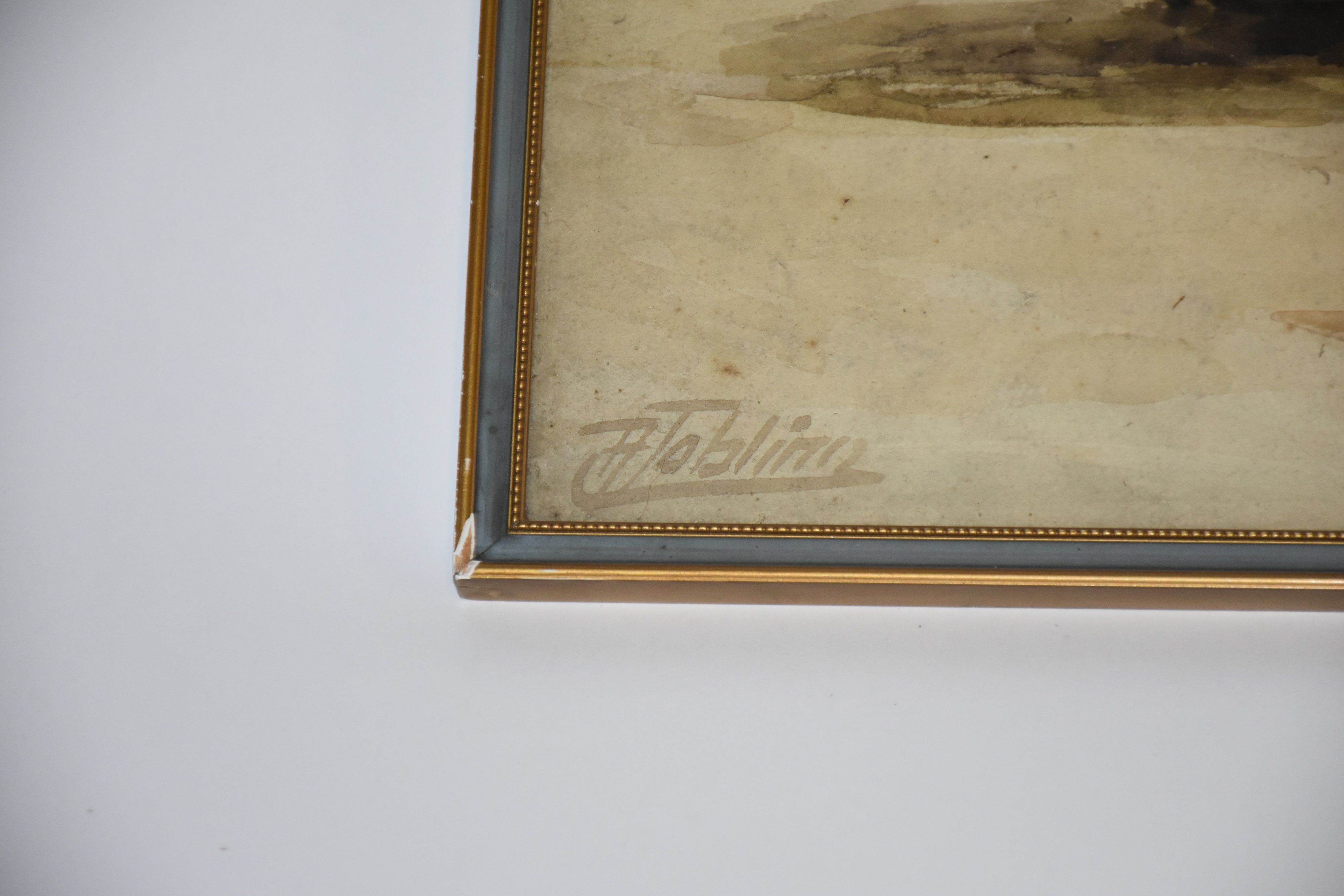 Lot 6099 - ROBERT JOBLING (1841-1923); watercolour,