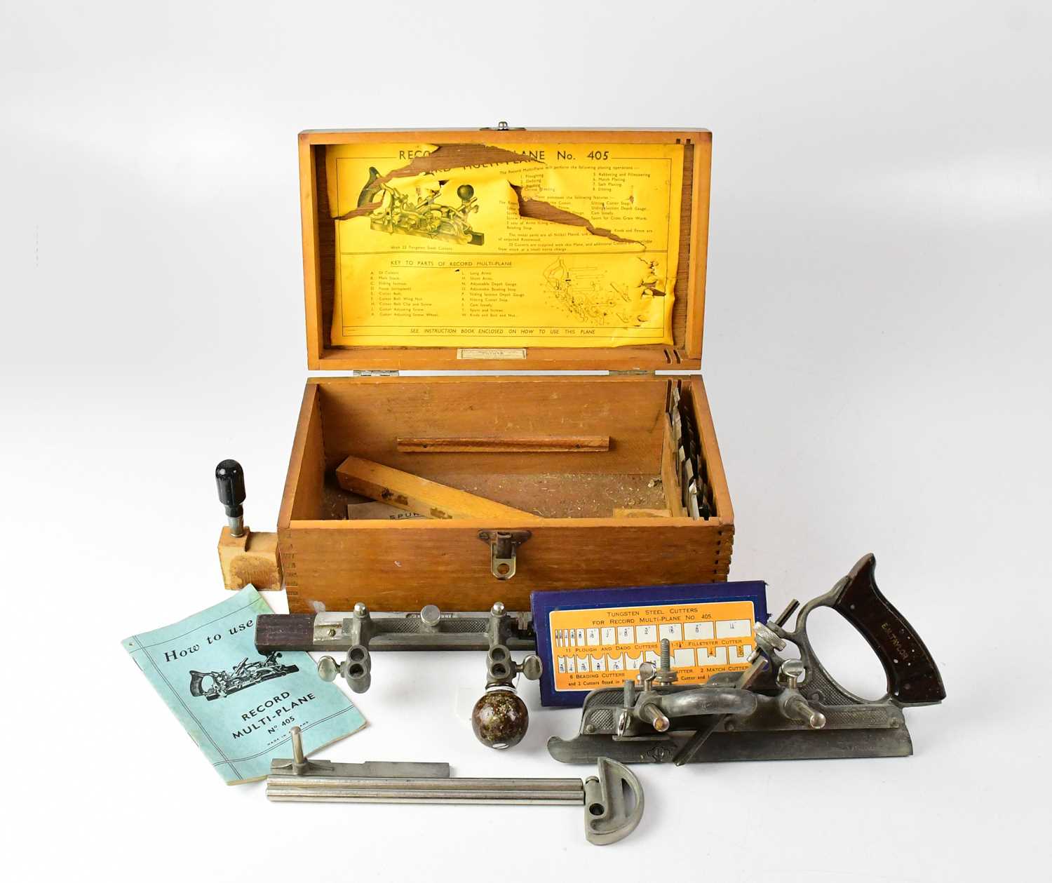 Lot 178 - A vintage Record Multi-Plane No. 405, with