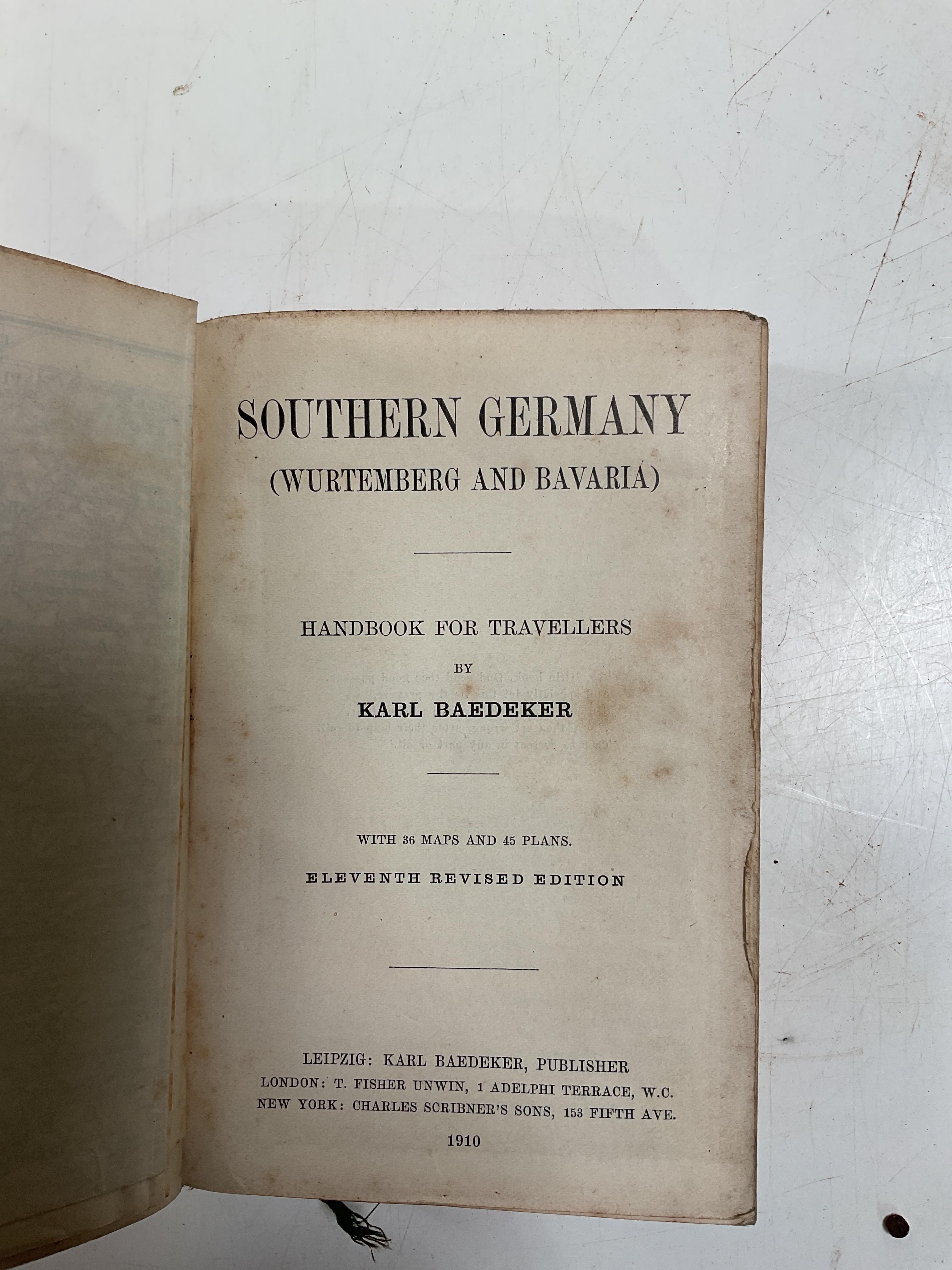 Lot 271 - [TRAVEL] A collection of five Baedeker's