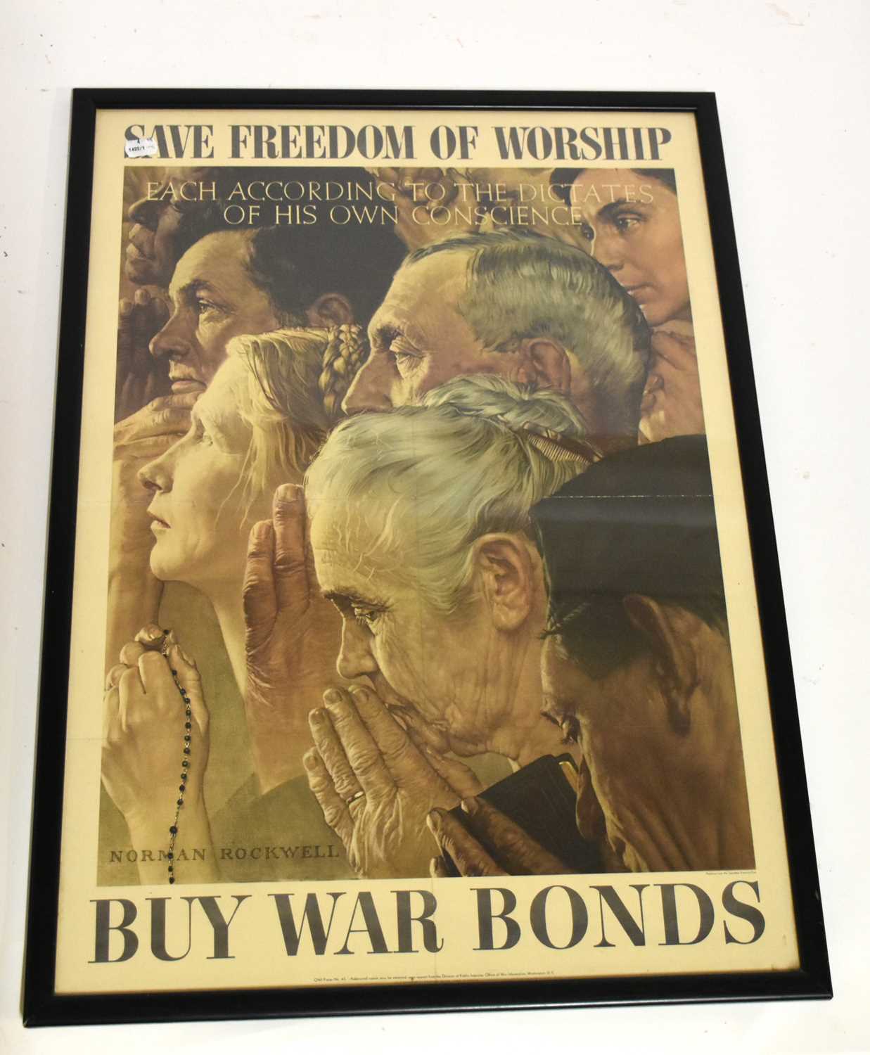 Lot 6057 - NORMAN ROCKWELL; four WWII American