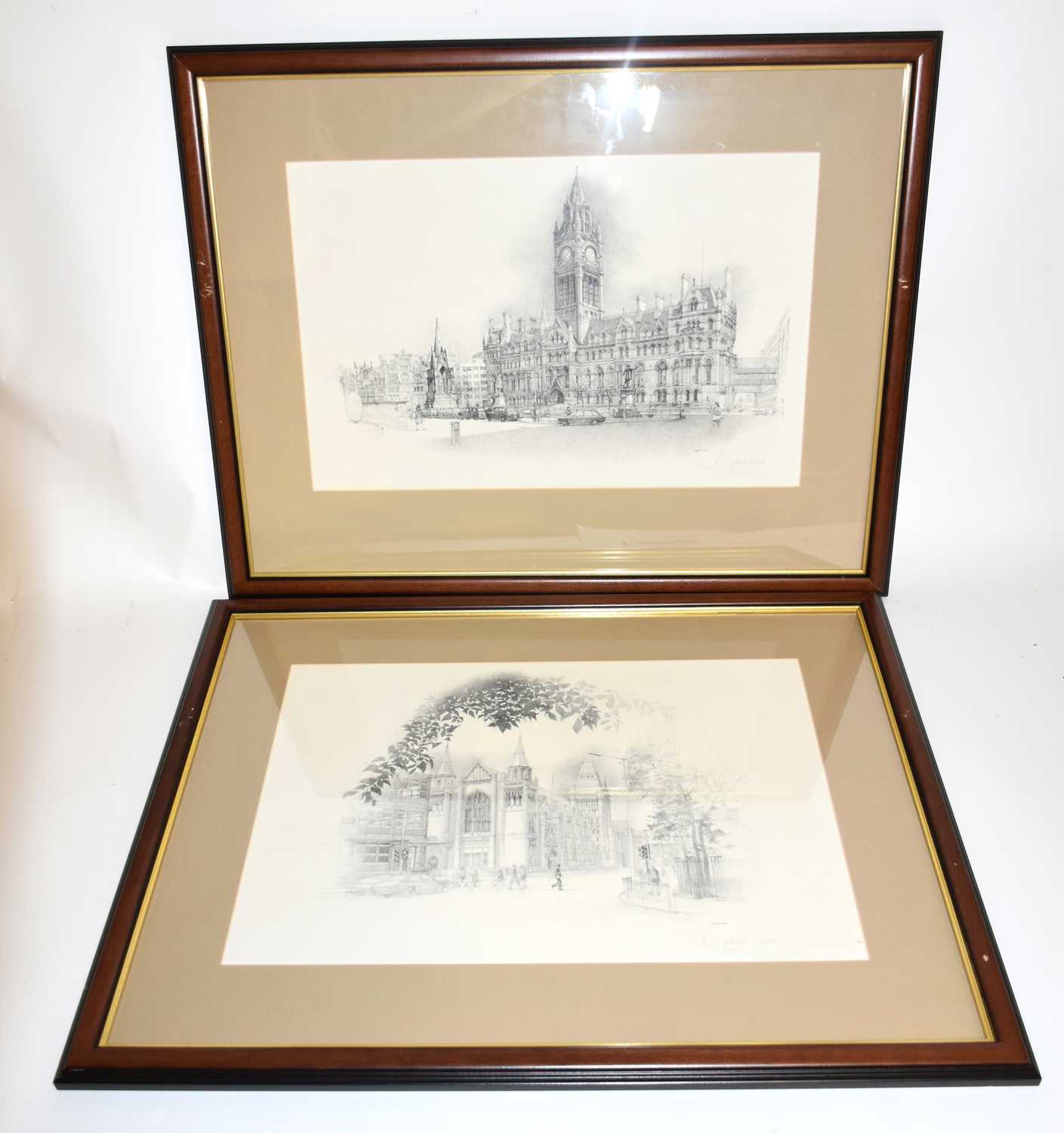 Lot 6215 - WILLIAM GELDART; two pencil signed limited