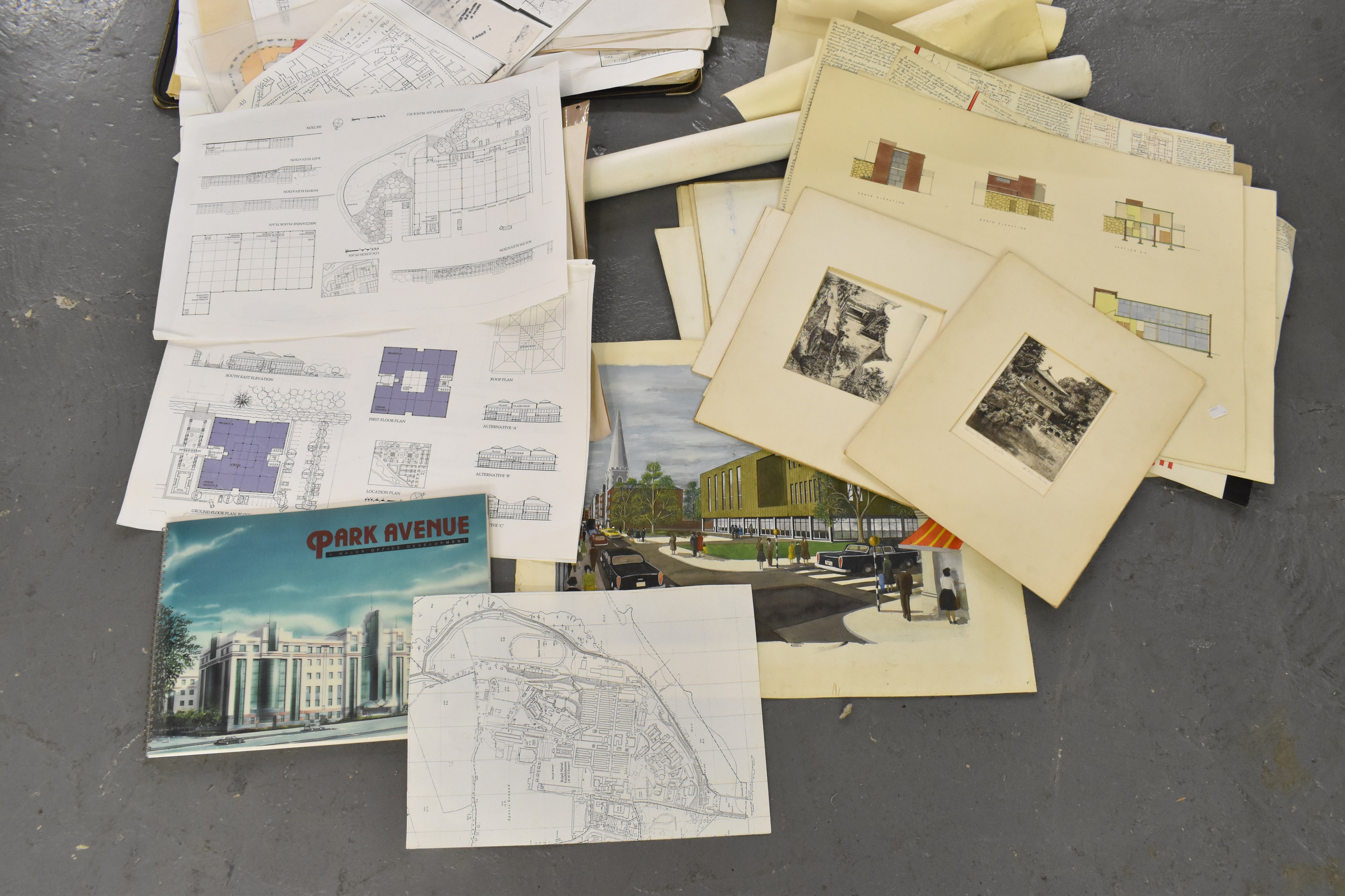 Lot 216 - An extensive collection of architectural