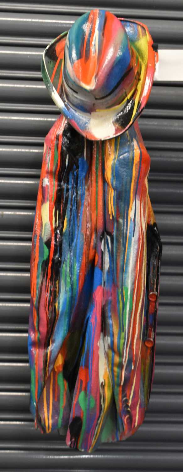 Lot 657 - FINN STONE (contemporary); 'Rain Coat', a