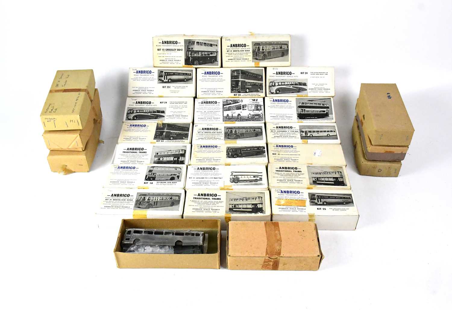 Lot 281 - AMBRICO; twenty Road Transport kits of buses,