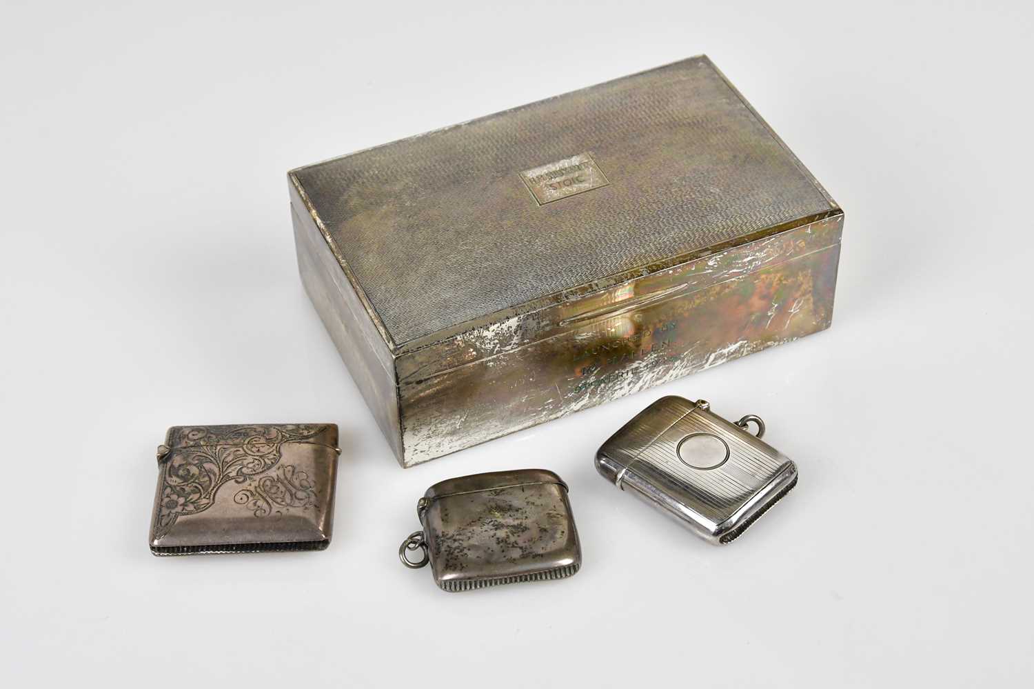 Lot 2248 - MAPPIN & WEBB; a George V hallmarked silver