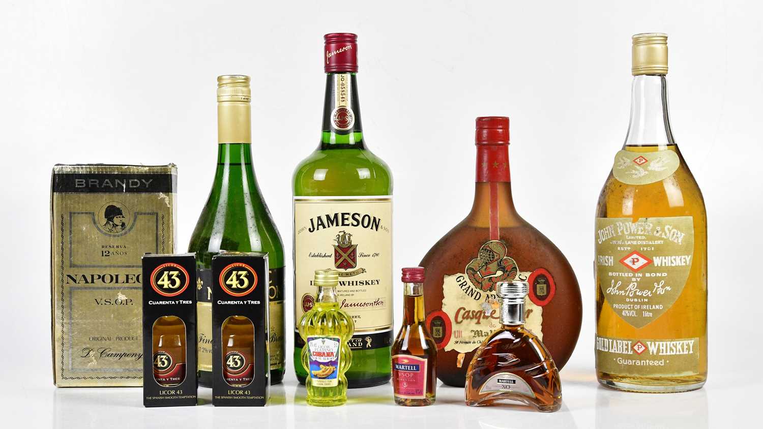 Lot 4078 - MIXED SPIRITS; collection, including single