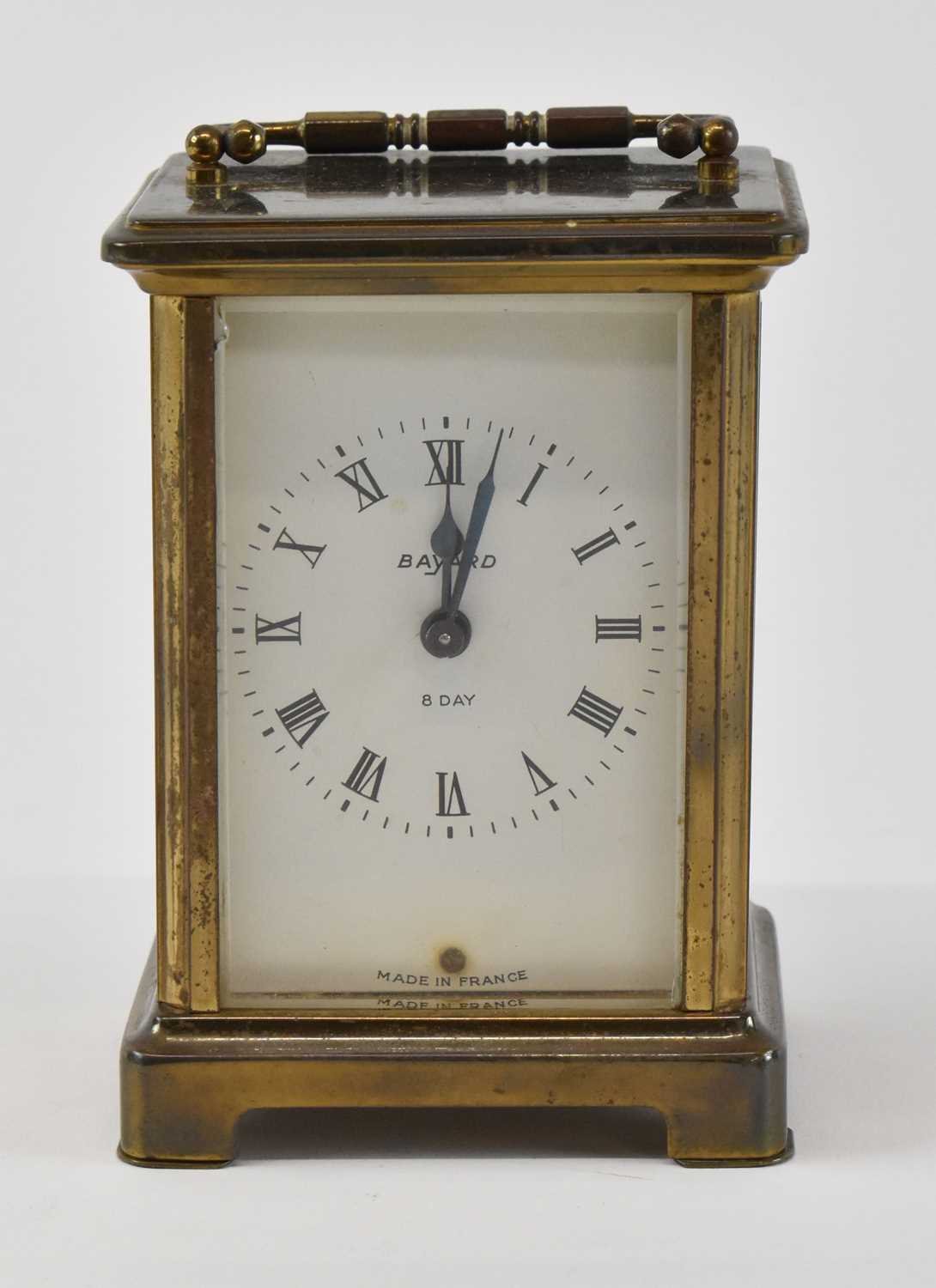 Lot 167 - BAYARD; a 20th century French carriage clock,