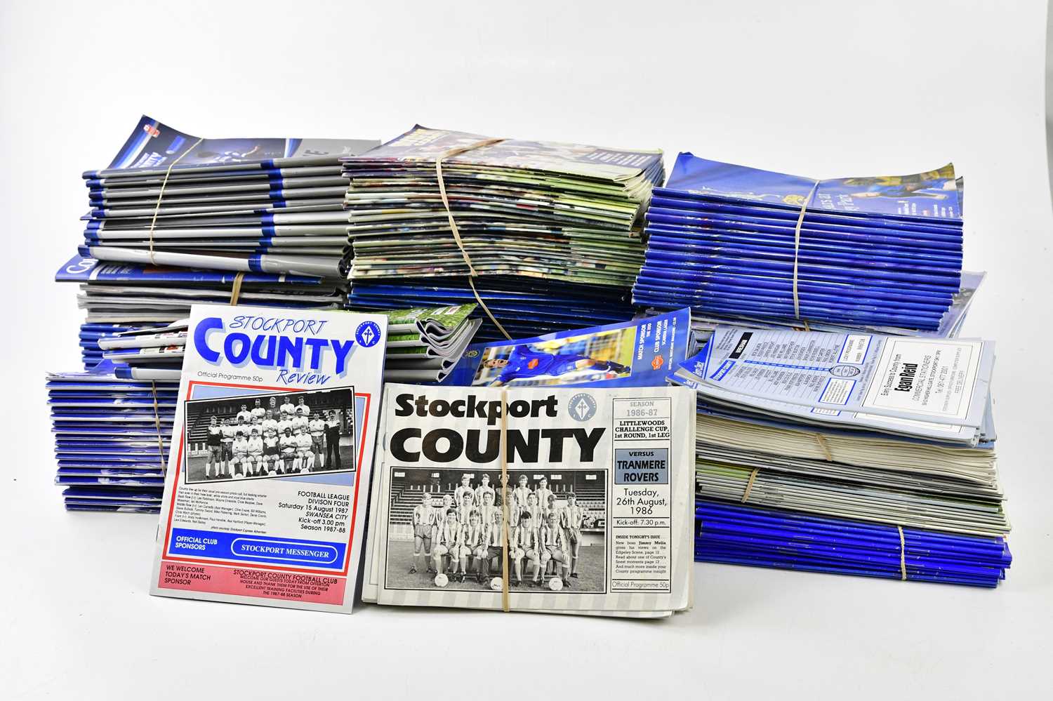 Lot 284 - An extensive collection of football