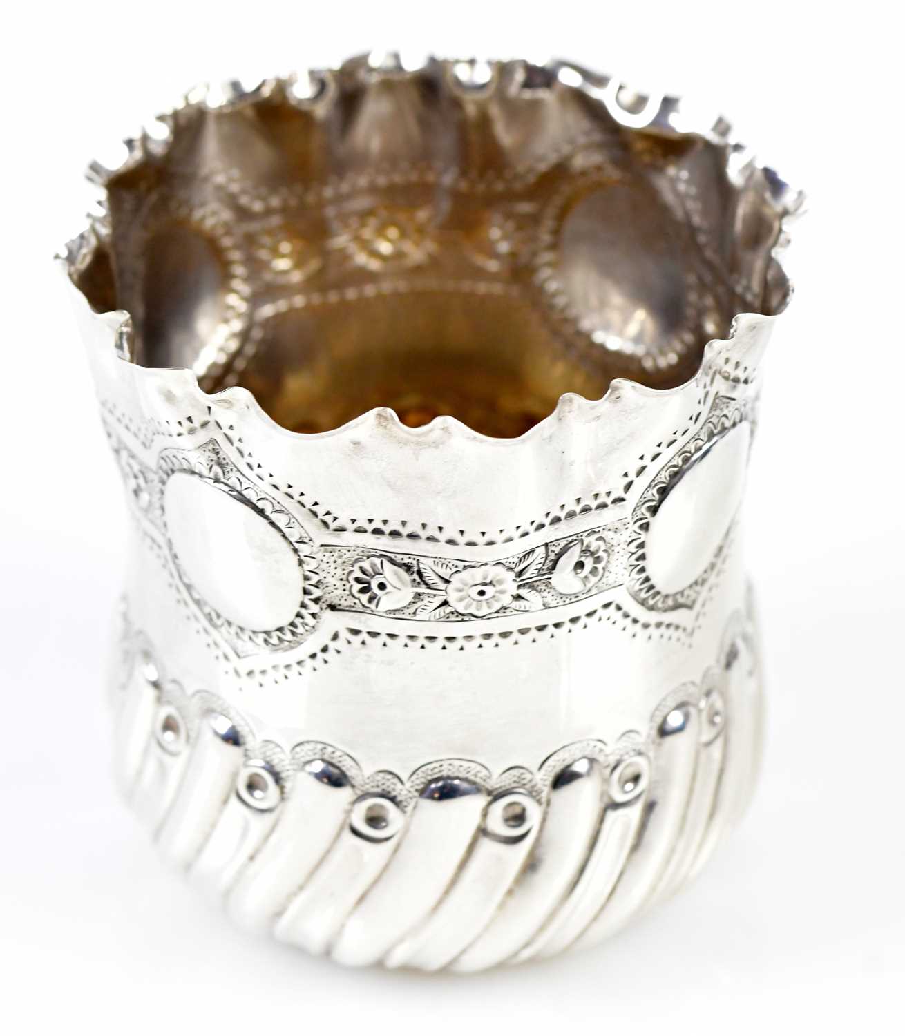 Lot 2475 - WILLIAM ADAMS; a Victorian hallmarked