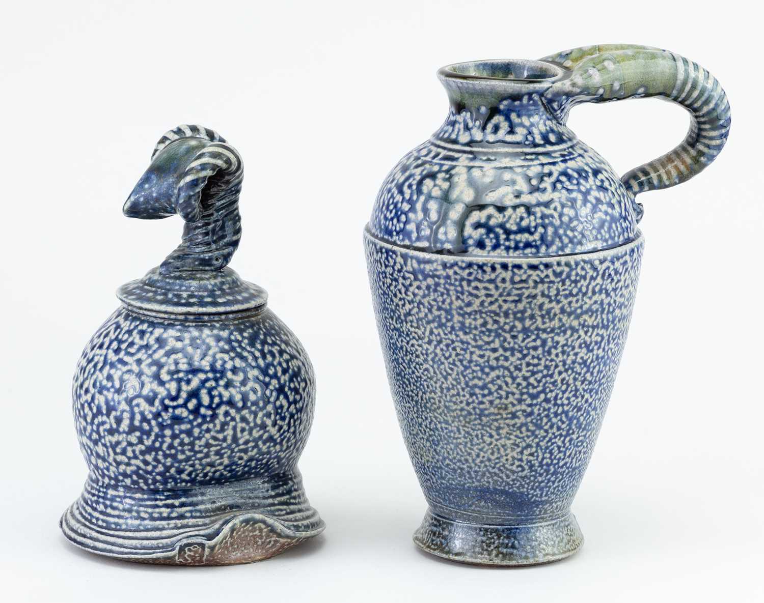 Lot 260 - MARK SMITH (born 1964); a salt glazed jug,
