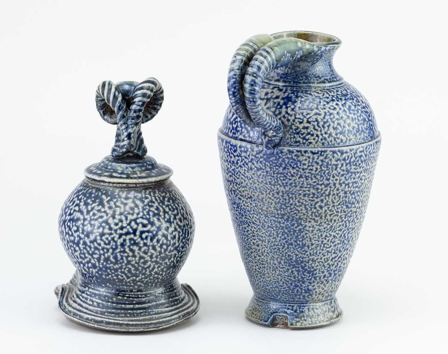 Lot 260 - MARK SMITH (born 1964); a salt glazed jug,
