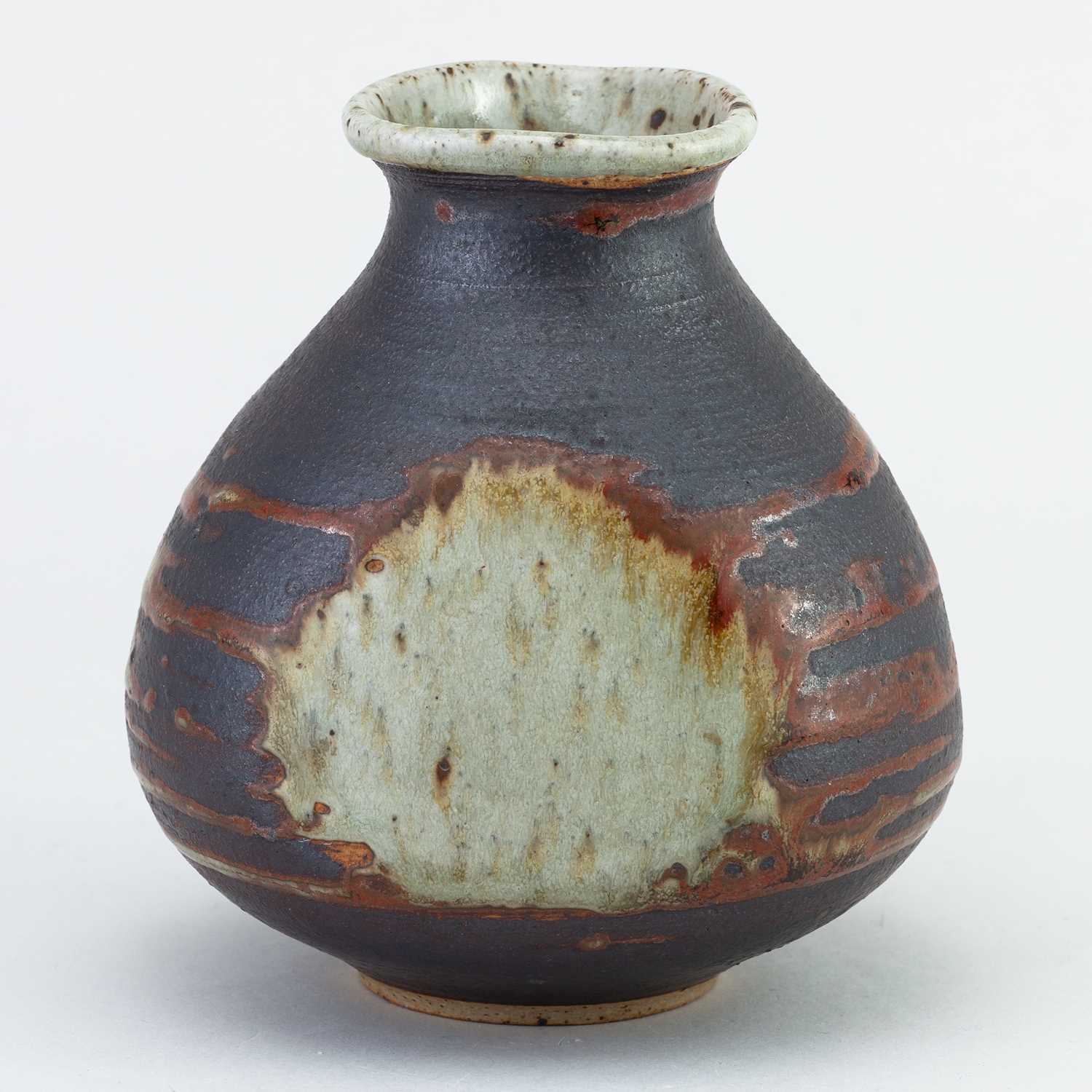 Lot 52 - BARBARA CASS (1921-1992); a faceted stoneware