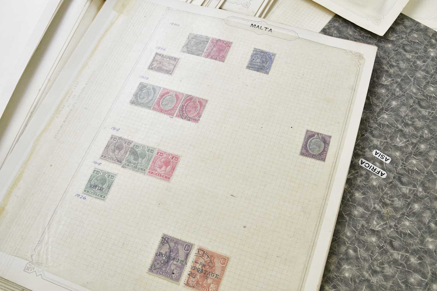 Lot 6031 - A large collection of stamps contained in
