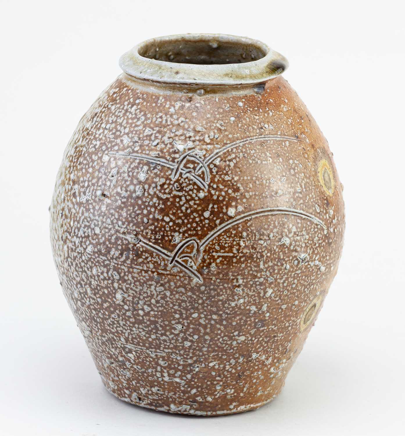 Lot 326 - PHIL ROGERS (1951-2020); a salt glazed vase