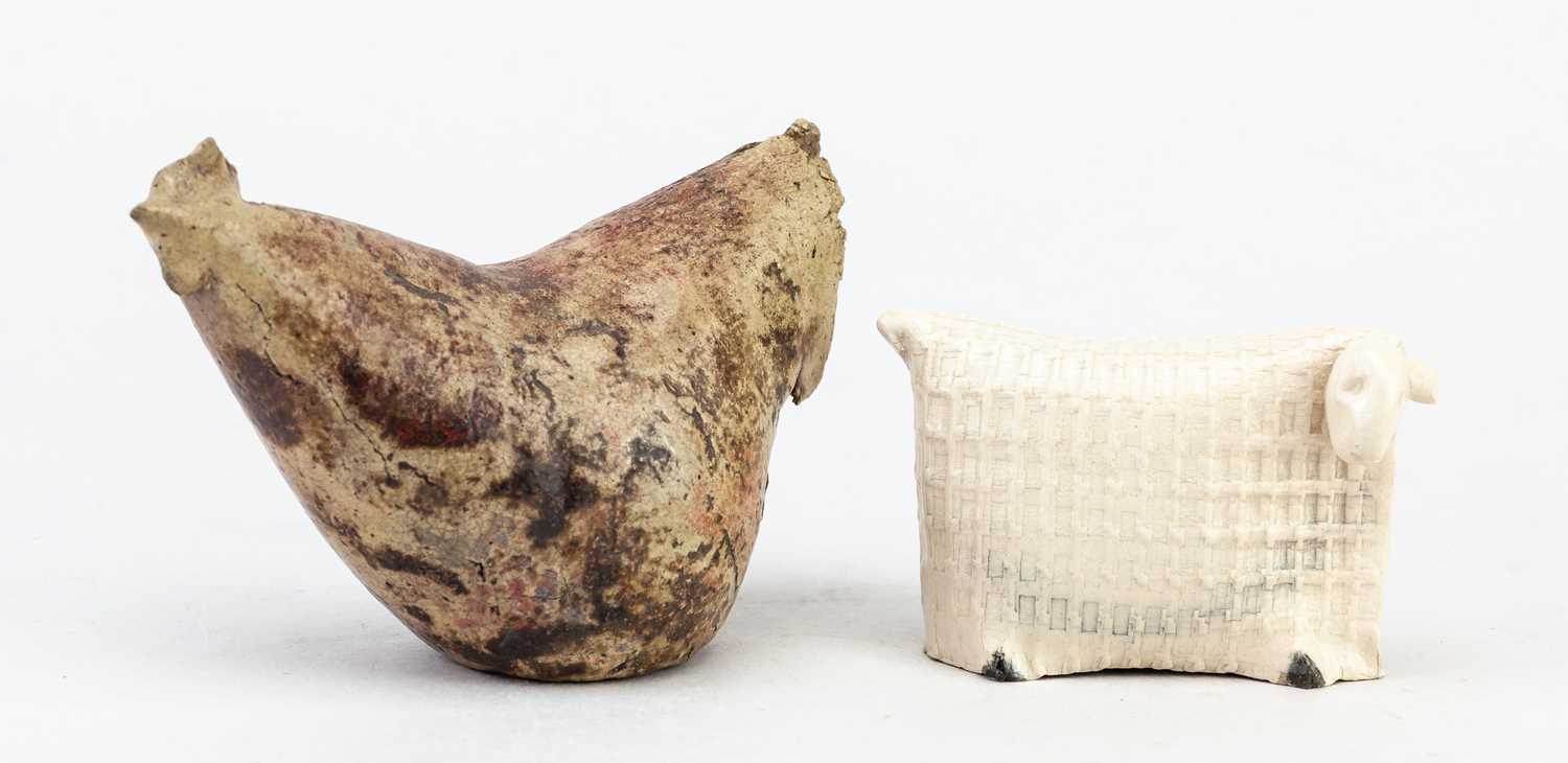 Lot 415 - Delrow Pottery; a tin glazed earthenware