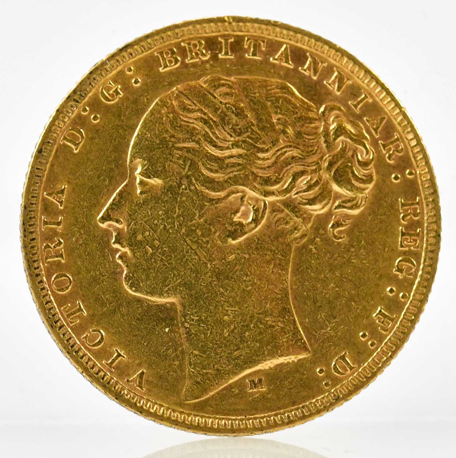 Lot 3108 - A Victorian full sovereign, young head,