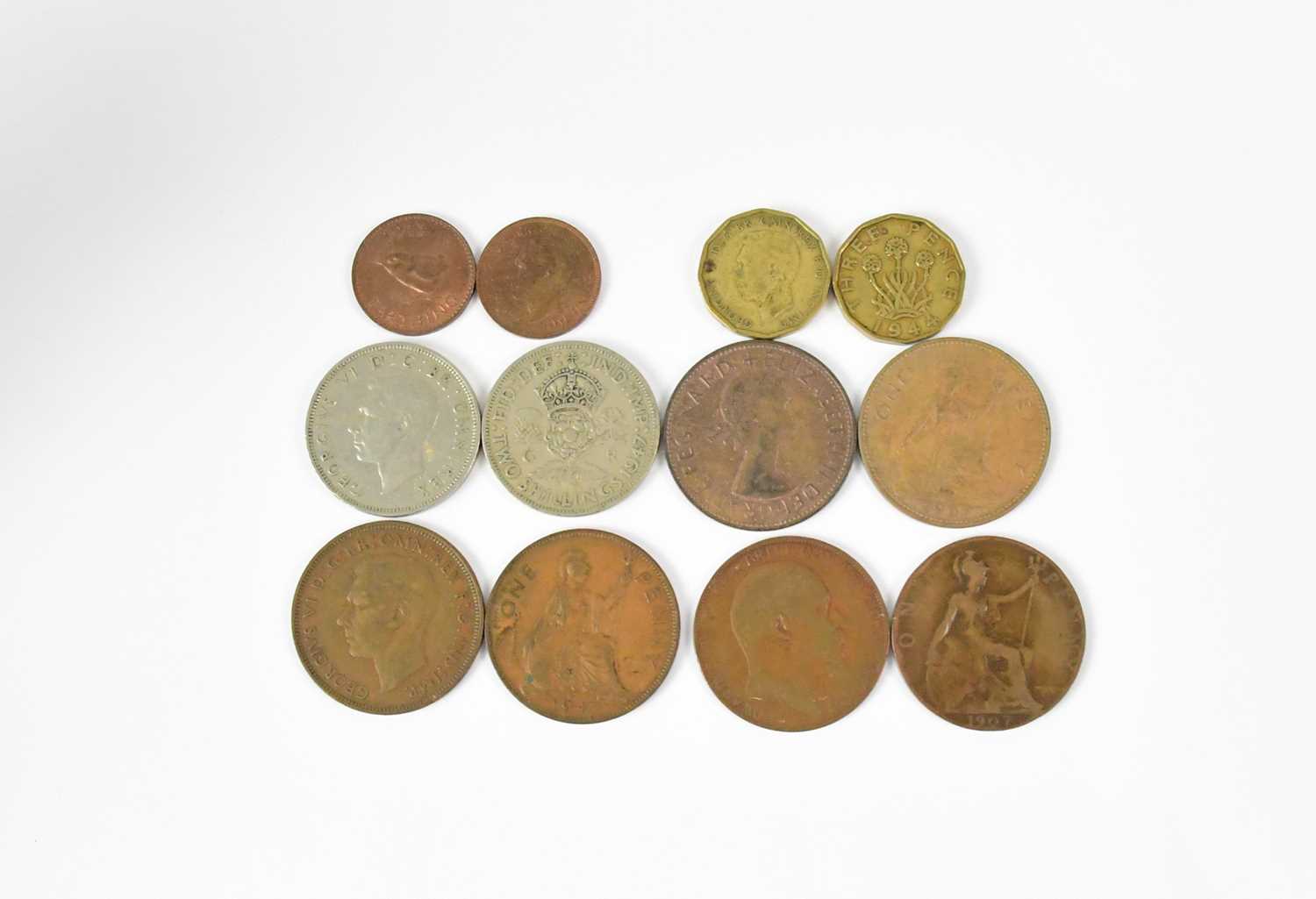 Lot 932 - A large collection of pre-decimal coins to
