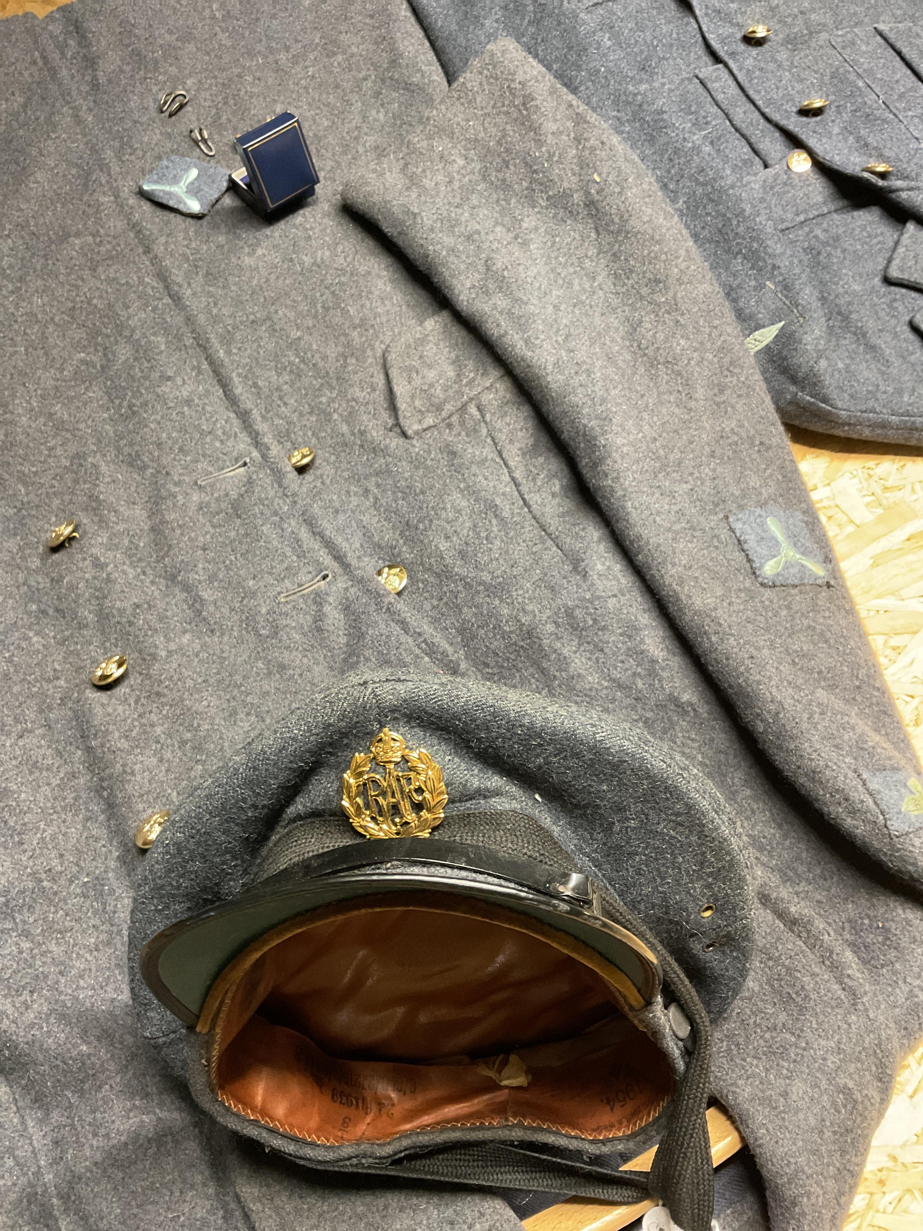 Lot 9 - An RAF Mess Jacket, with label to the inside,