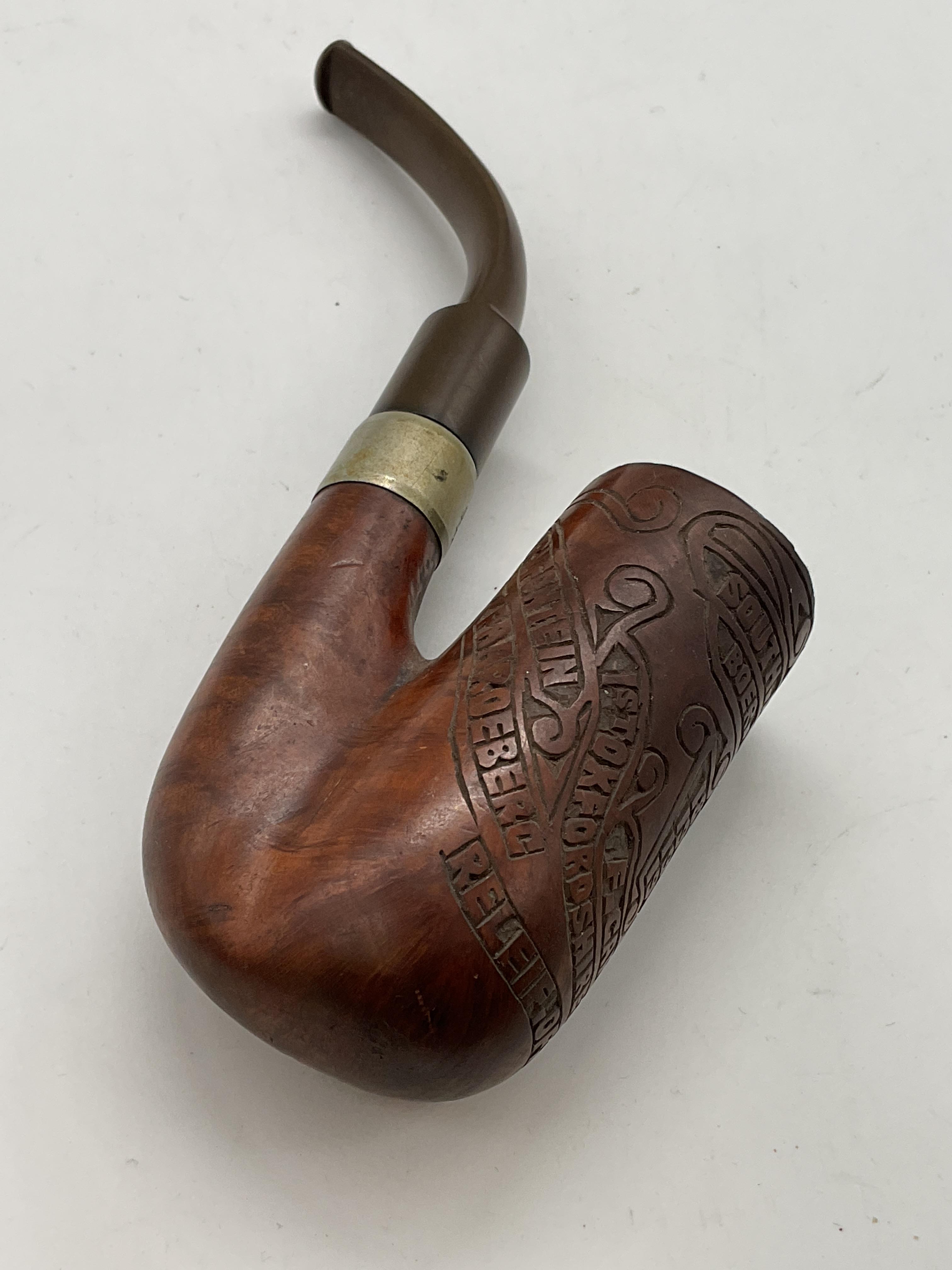 Lot 49 - A South Africa Boer War Pipe for the 1st