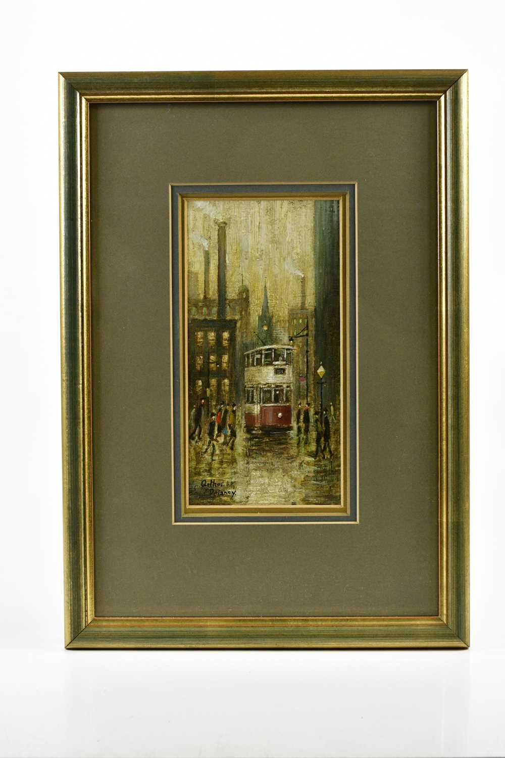 Lot 250 - ARTHUR DELANEY (1927-1987); oil on board,