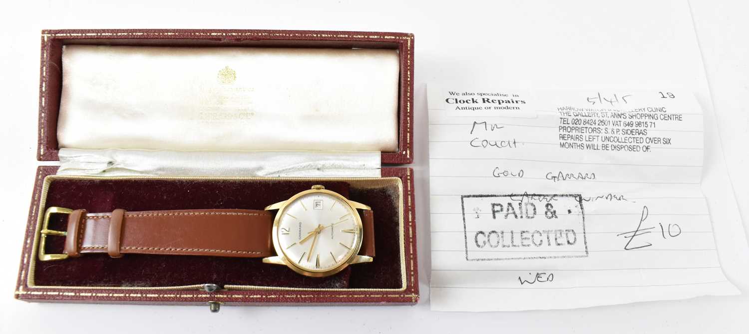 Lot 1030 - GARRARD & CO; a gentleman's gold plated