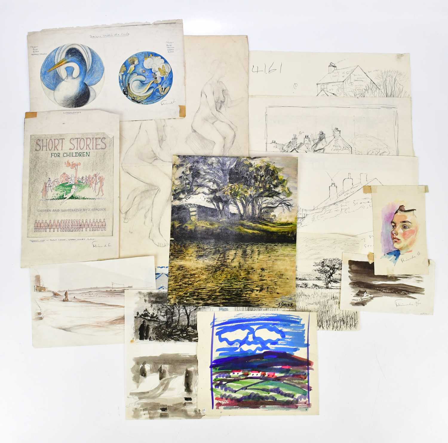 Lot 219 - JACK SIMCOCK (1929-2012); a small collection