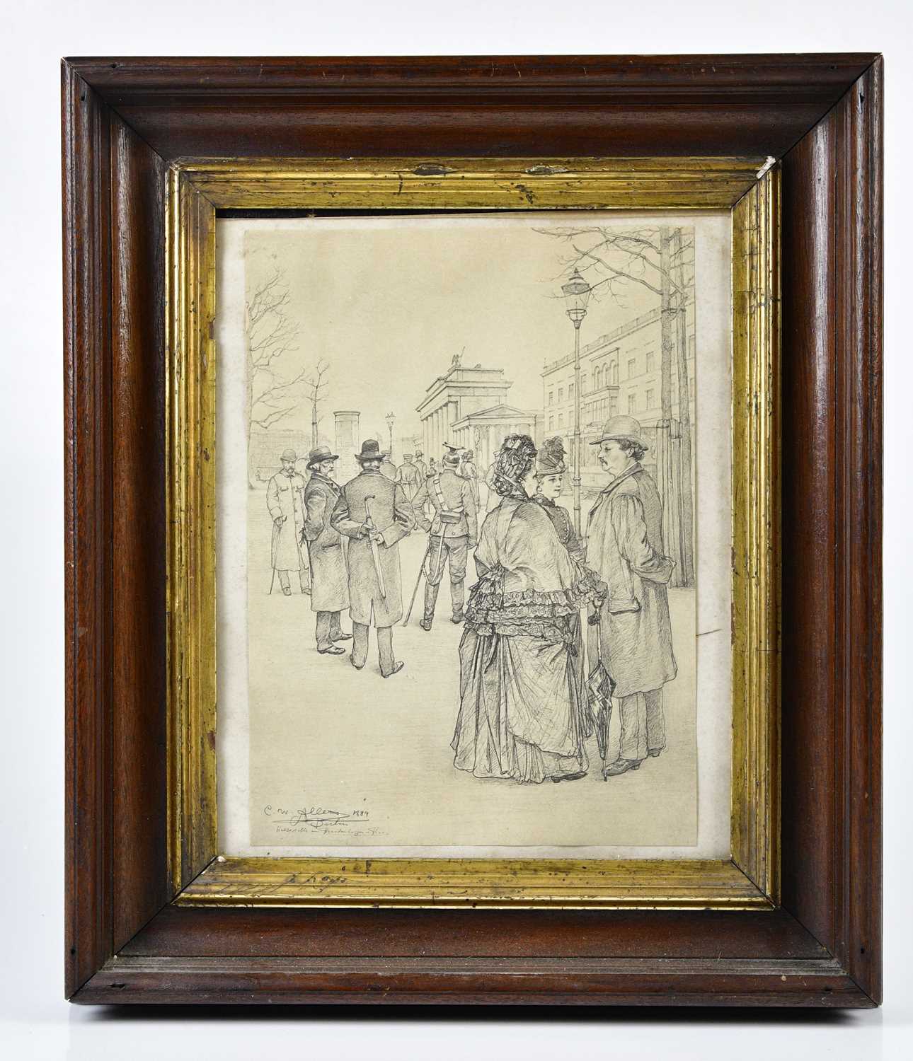 Lot 6119 - C.W. ALLEN; a late 19th century pencil