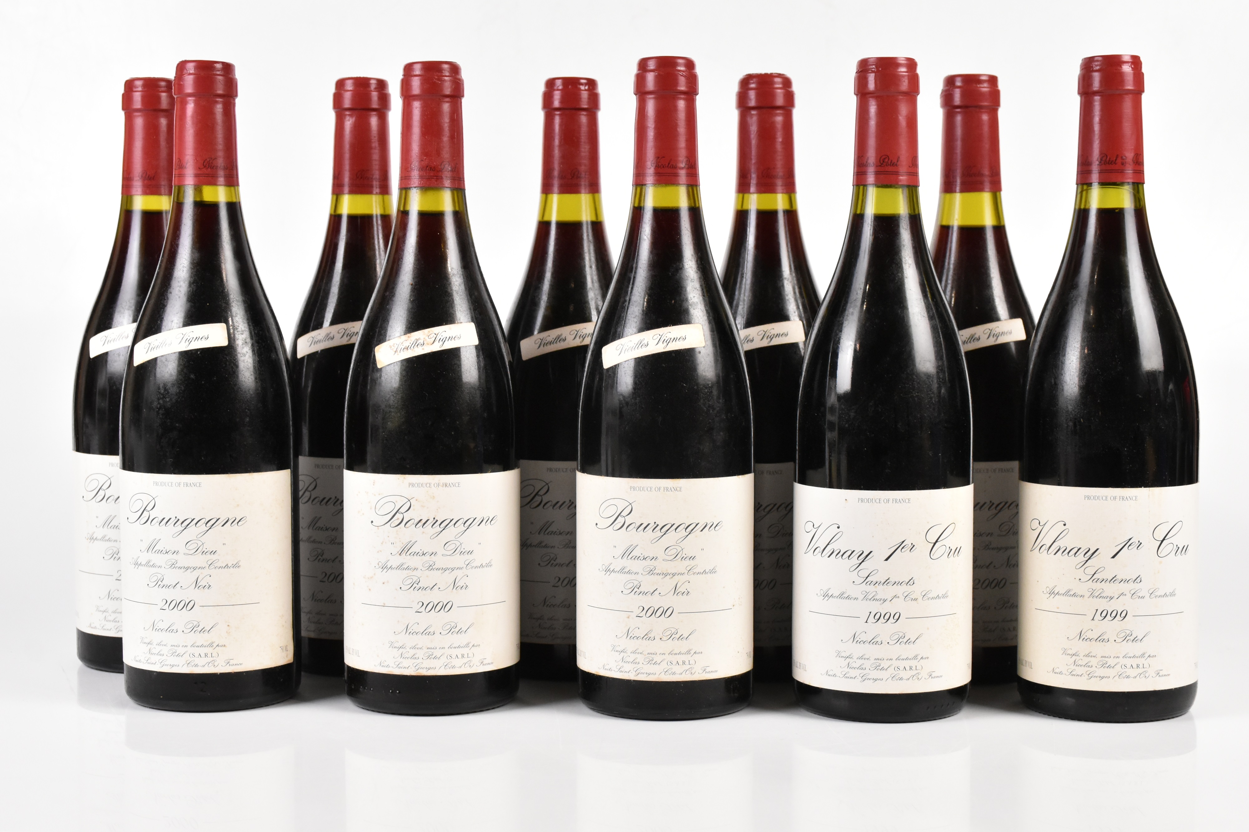 Lot 4215 - RED WINE; eight bottles Bourgogne Maison