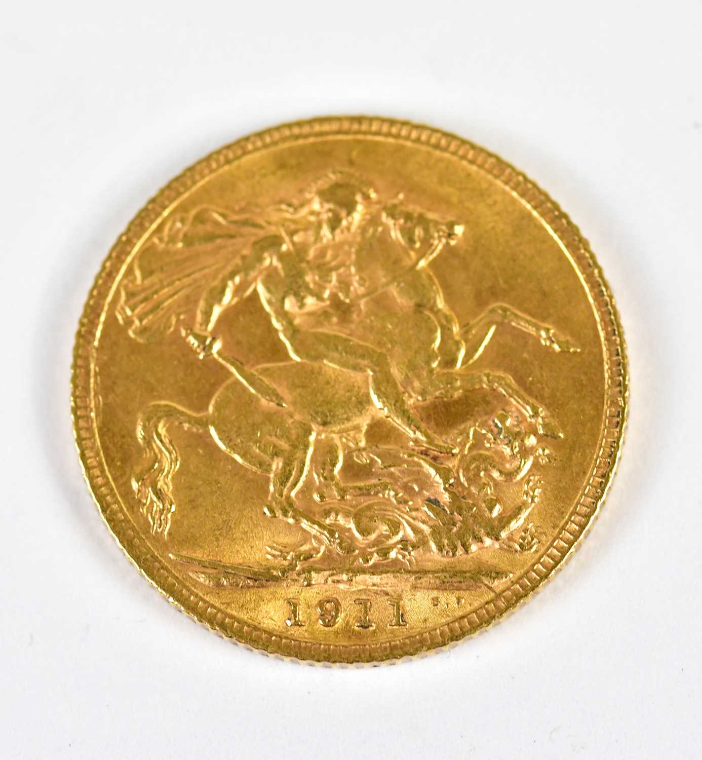Lot 1169 - A George V full sovereign, 1911.